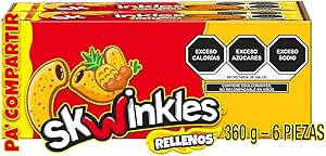 Skwinkles rellenos 6pack piña tamarindo de 60g, 360g : Amazon.com.mx ...