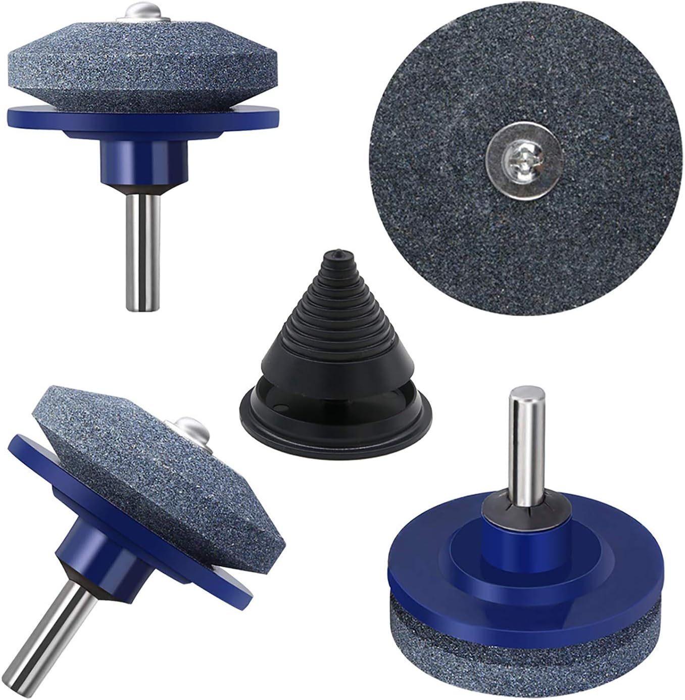 Amazon.com : 4PCS Lawn Mower Blade Sharpener, Universal Multi-Sharp ...