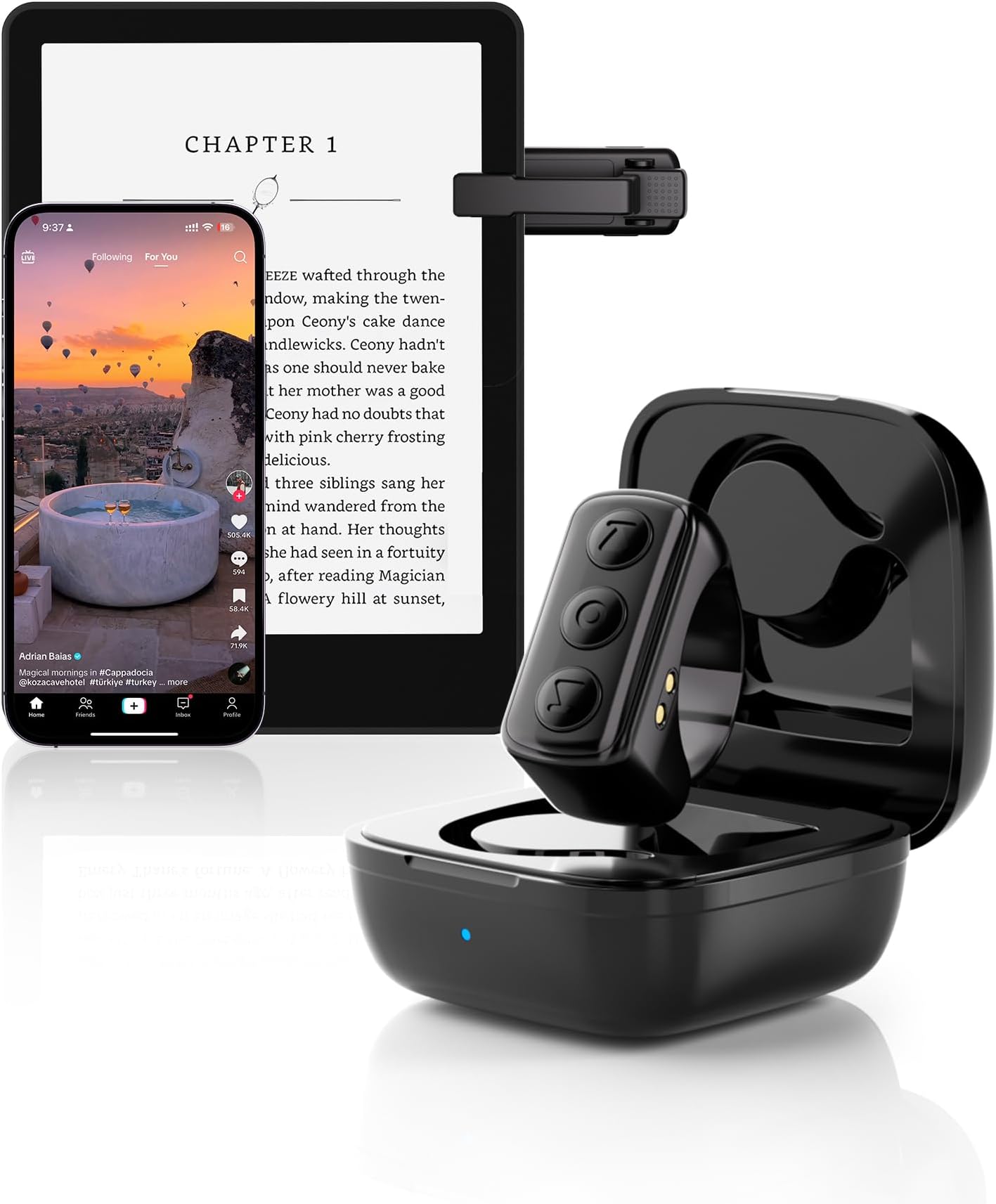 Amazon.com: Multifunction Remote Page Turner for Kindle Paperwhite ...