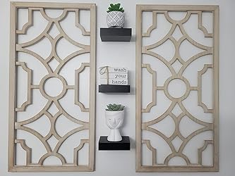 Amazon.com : Farmhouse Mini Bookstack for Bathroom Decor Wooden Mini ...