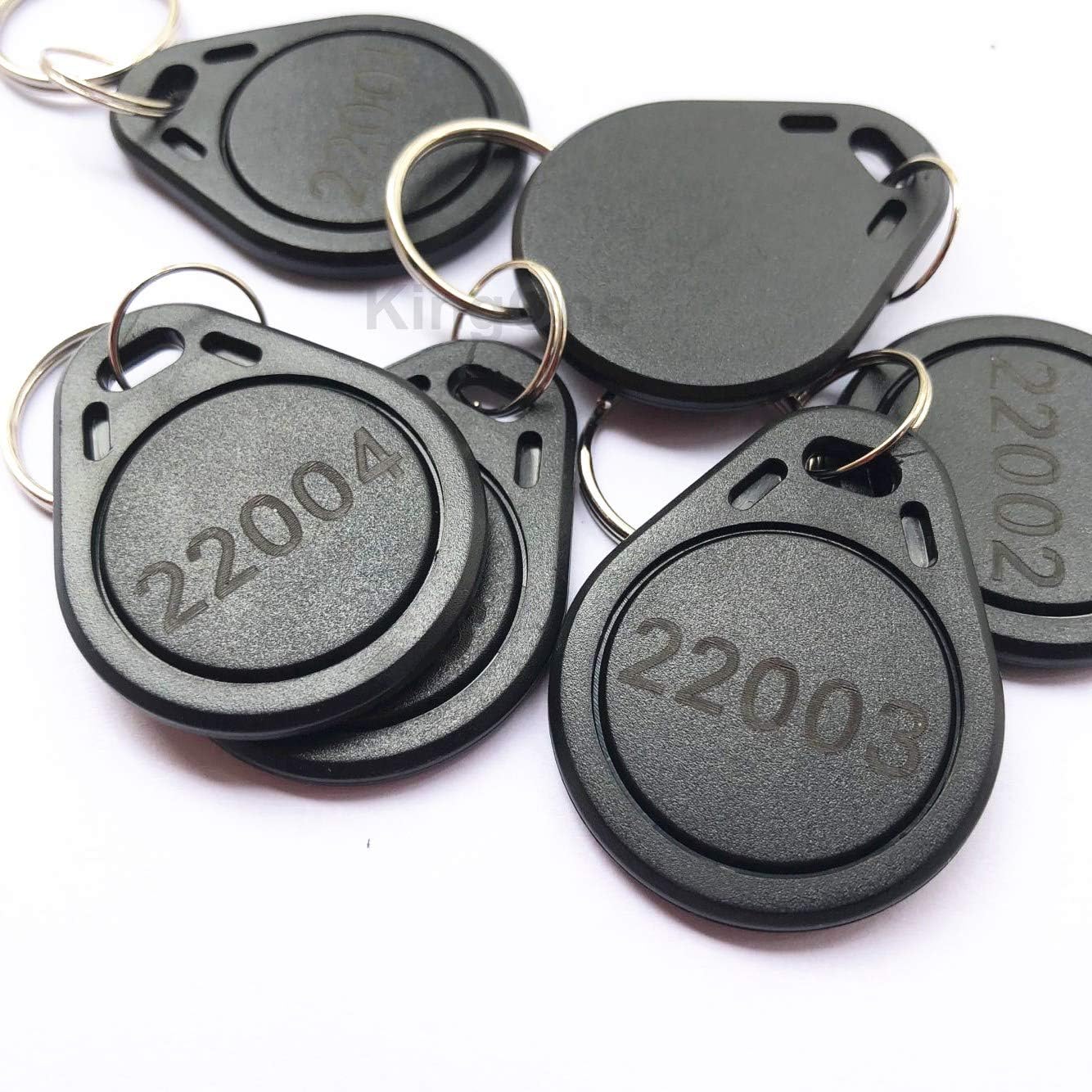 Amazon.com: KINGONE 100pcs 26 bit Keyfobs Proximity Fob Works with Prox ...
