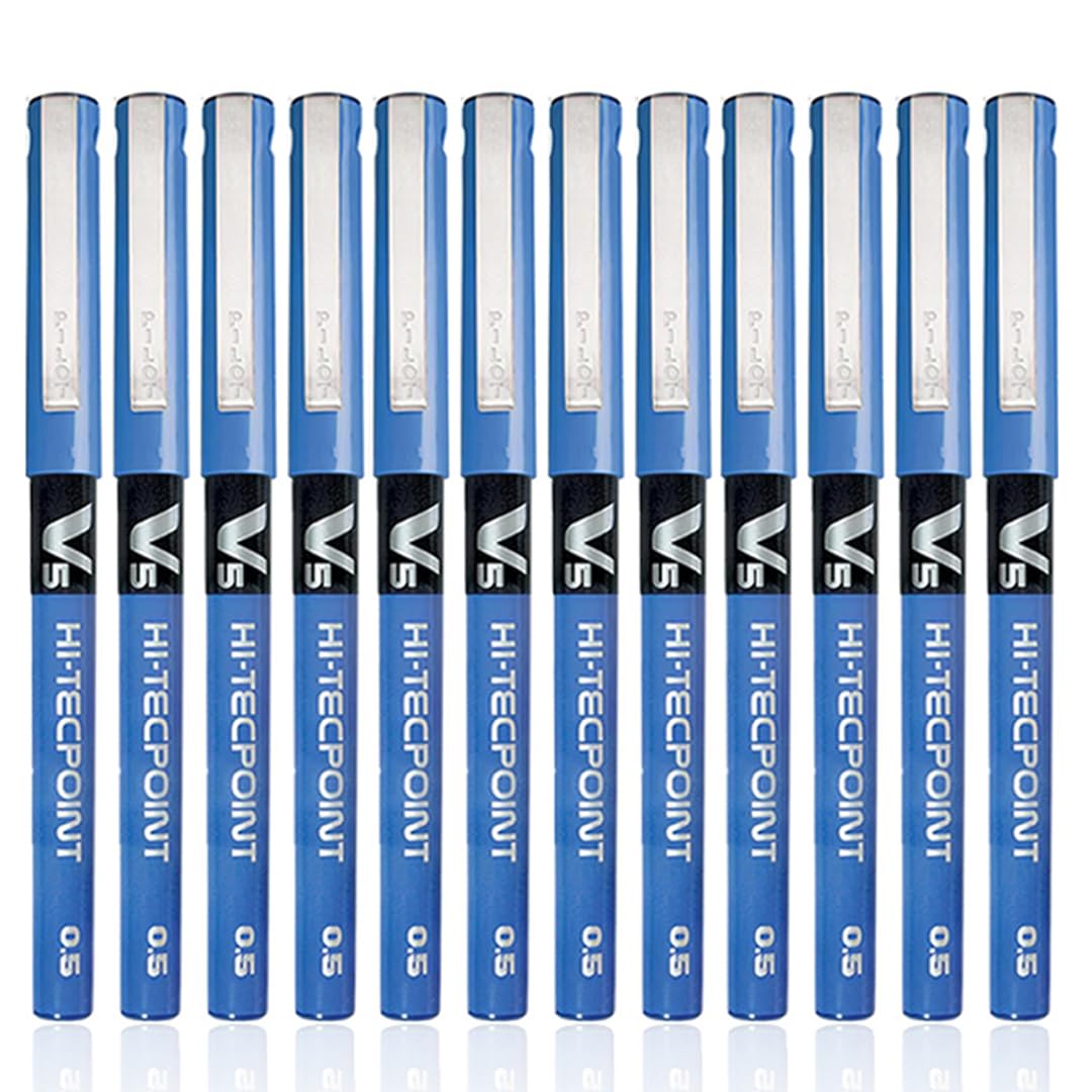 Pilot Hi-Tecpoint V5 0.5mm Extra Fine Point Pure Liquid Ink Roller Ball ...
