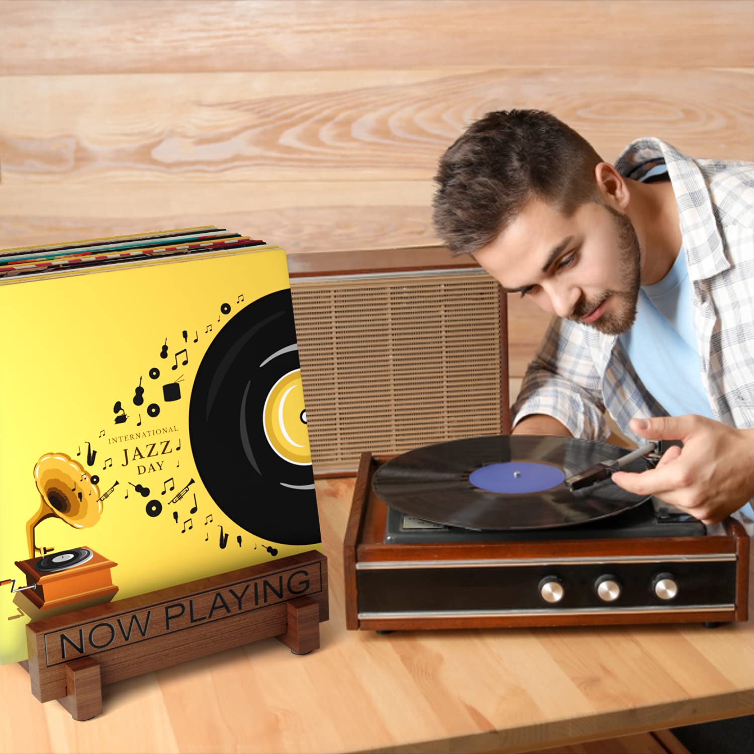 Vinyl Records Storage | Record Holder for Albums | LP Record Storage ...