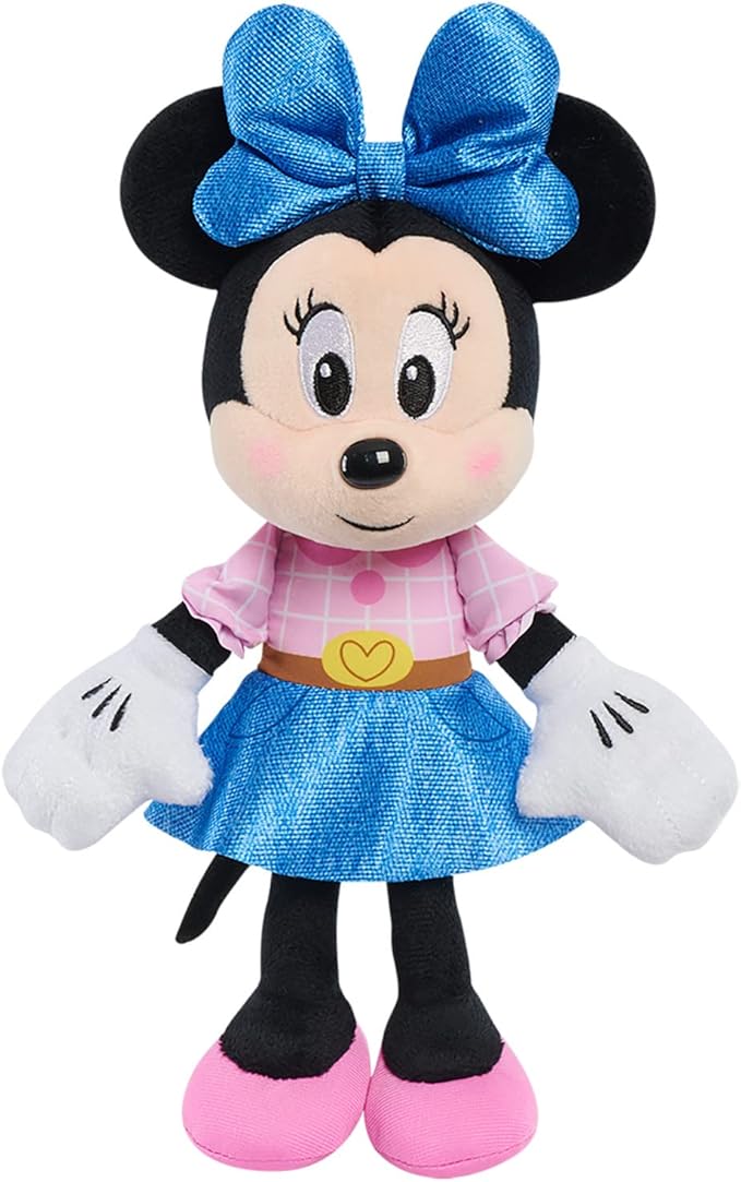 Amazon.com: Disney Junior 10-inch Minnie Mouse Small Plush Stuffed ...