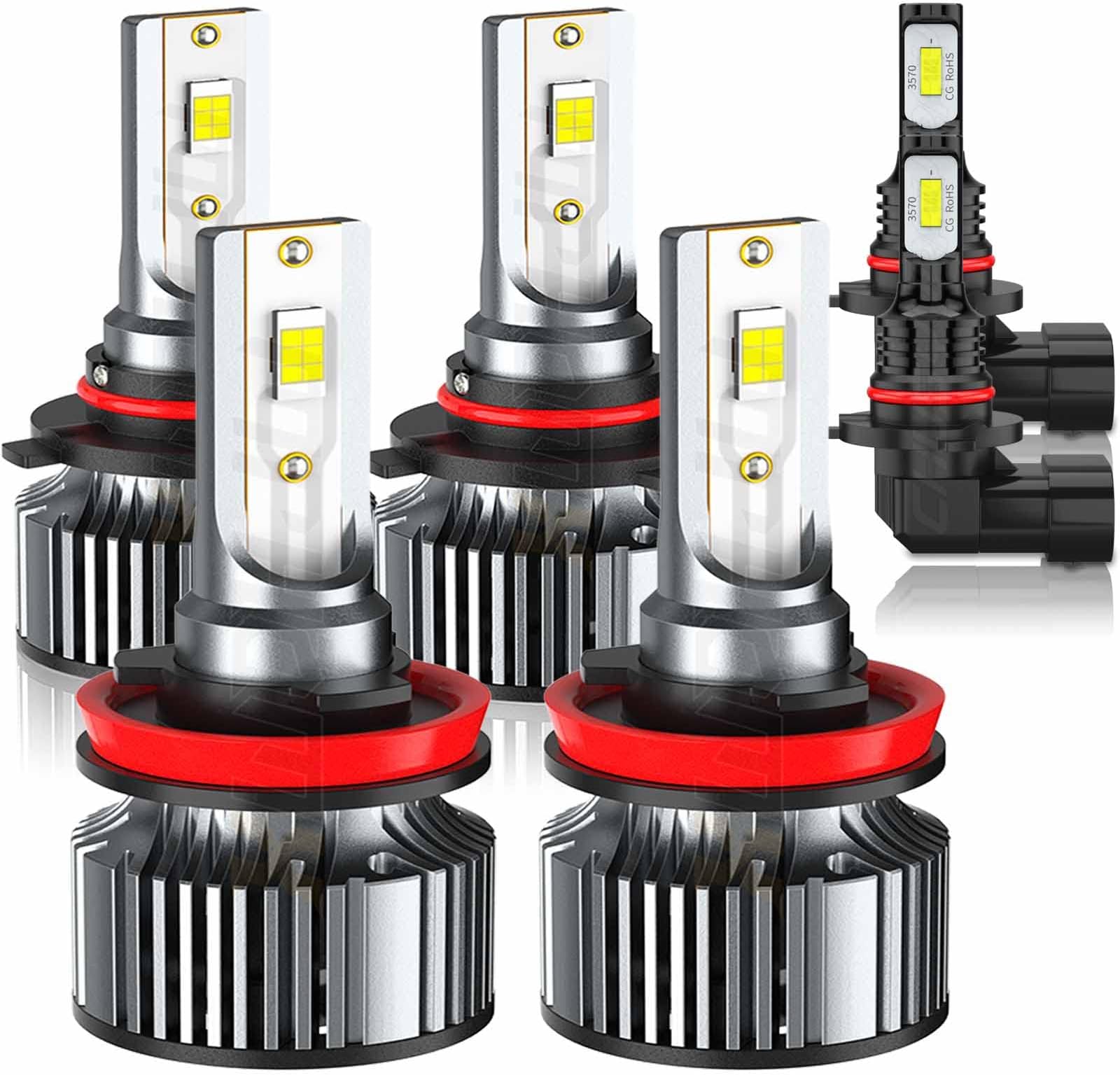 Amazon.com: HUOKEDS for Ford F150 2015-2023 LED Bulbs Combo, 6pcs Super ...