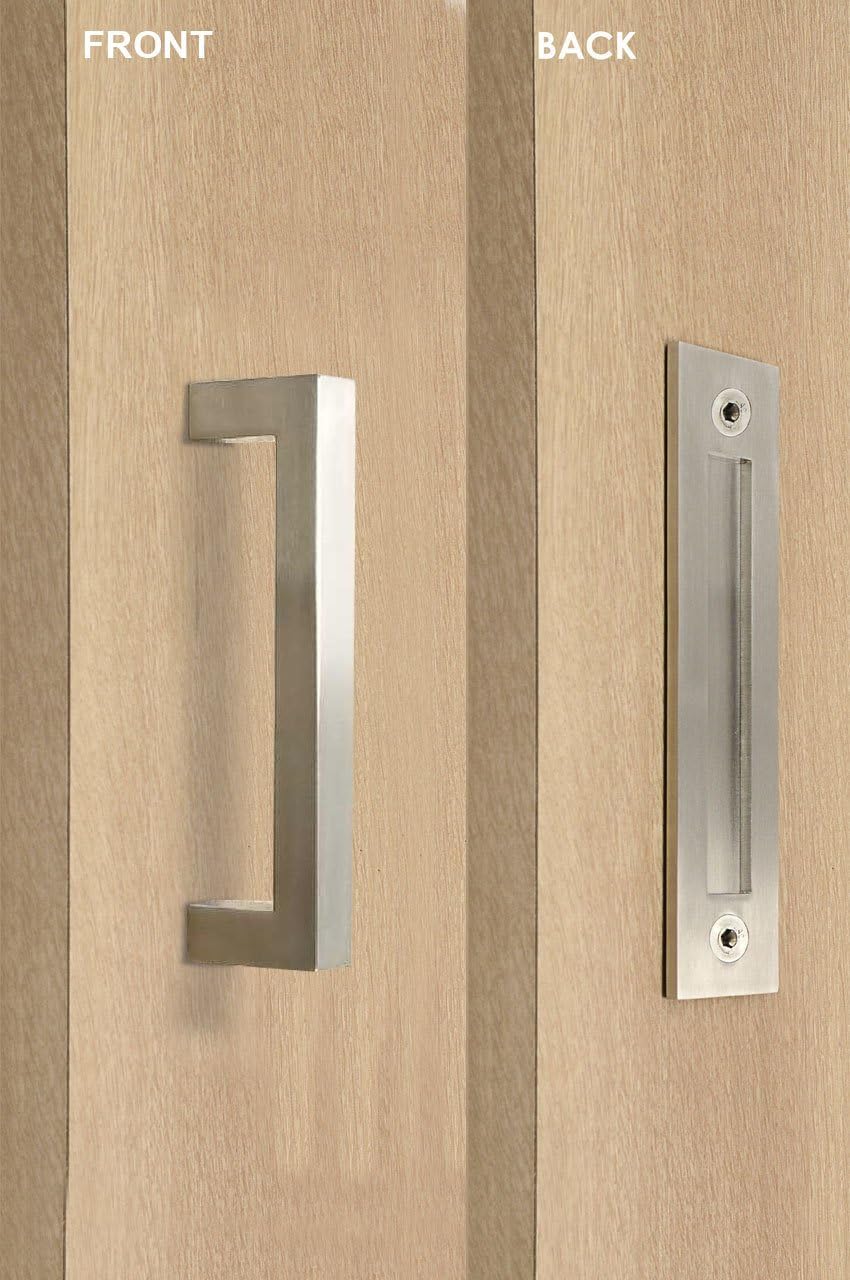 Amazon.com: Strongar Barn Door Pull and Flush Rectangular Door Handle ...