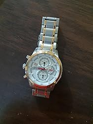 Titan Octane Quartz Chronograph White Dial Stainless Steel Strap Watch ...