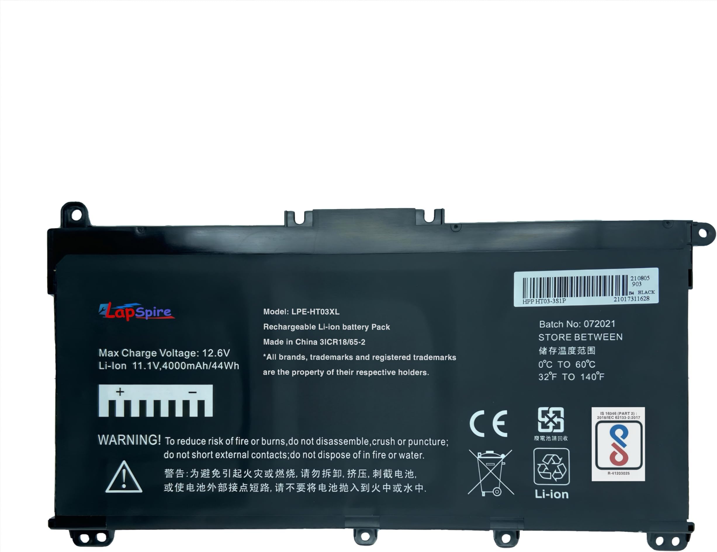 Lapspire Original HP15S-DR Battery for HT03XL - HP 250 G7 Laptop ...