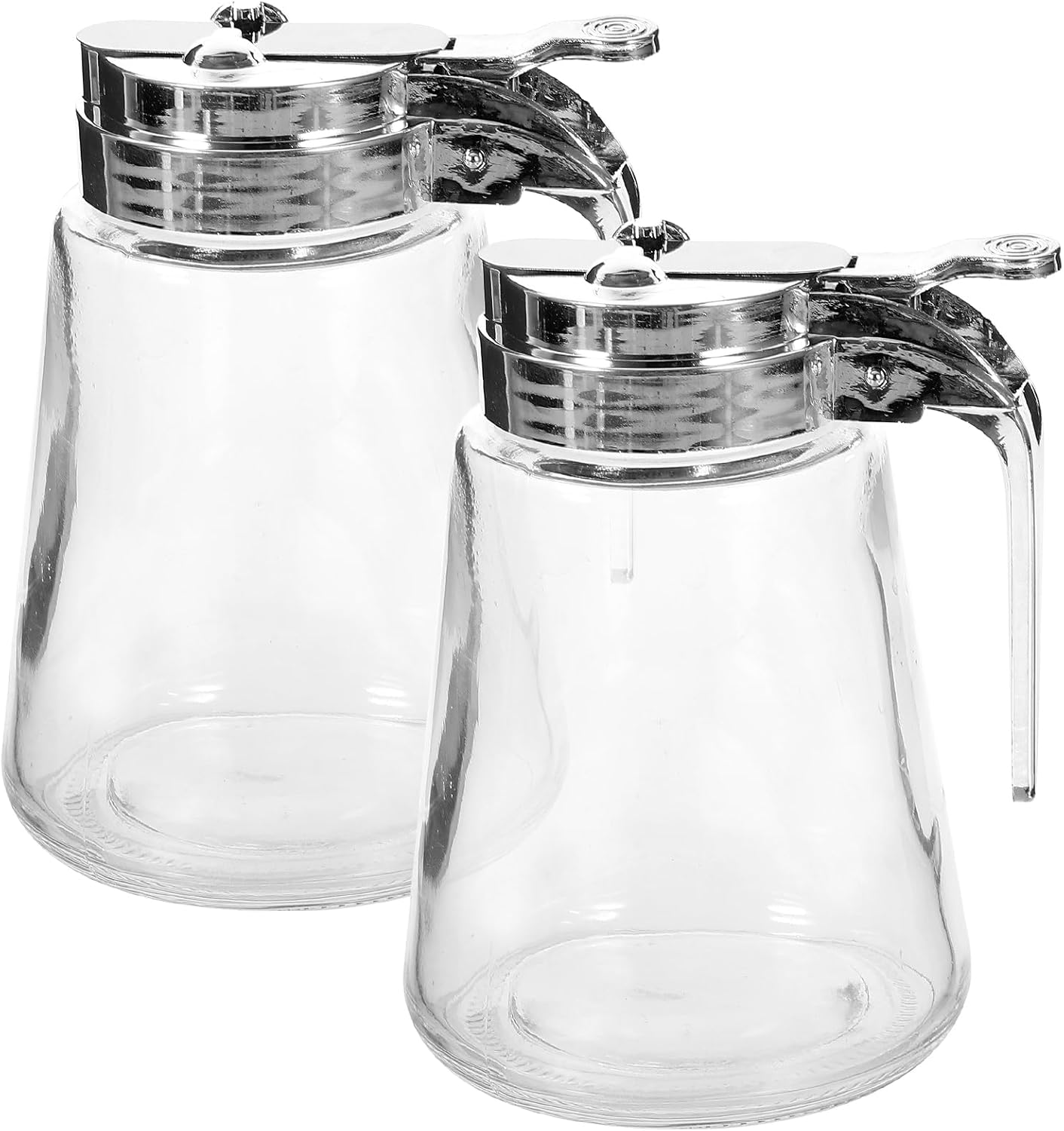 Amazon.com: MAGICLULU 2 Pack Small Condiment Dispenser Syrup Glass ...