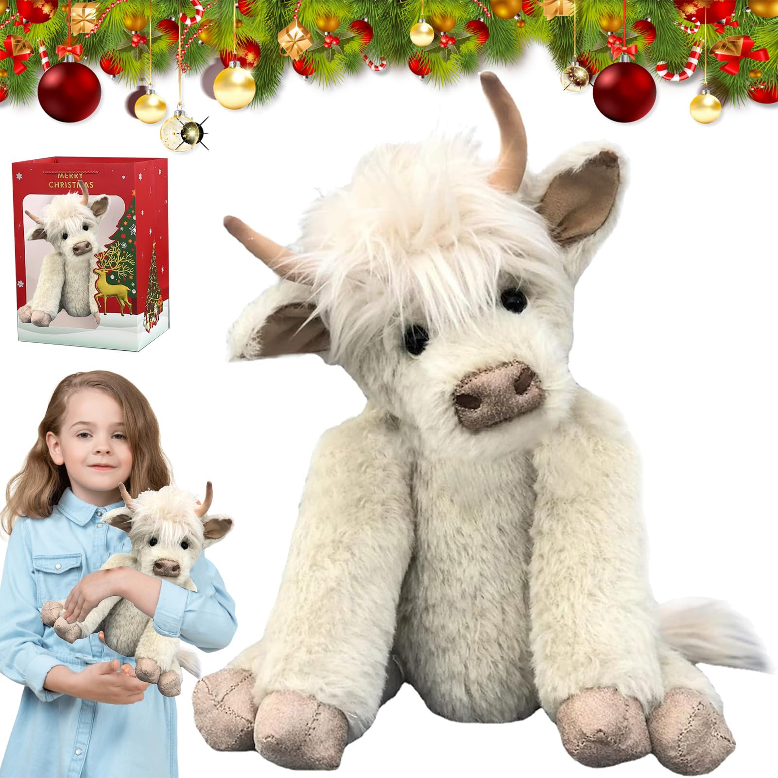 Buy Sherum Highland Cow Plush Toy, Highland Cow Plush Toy, Highland Cow ...