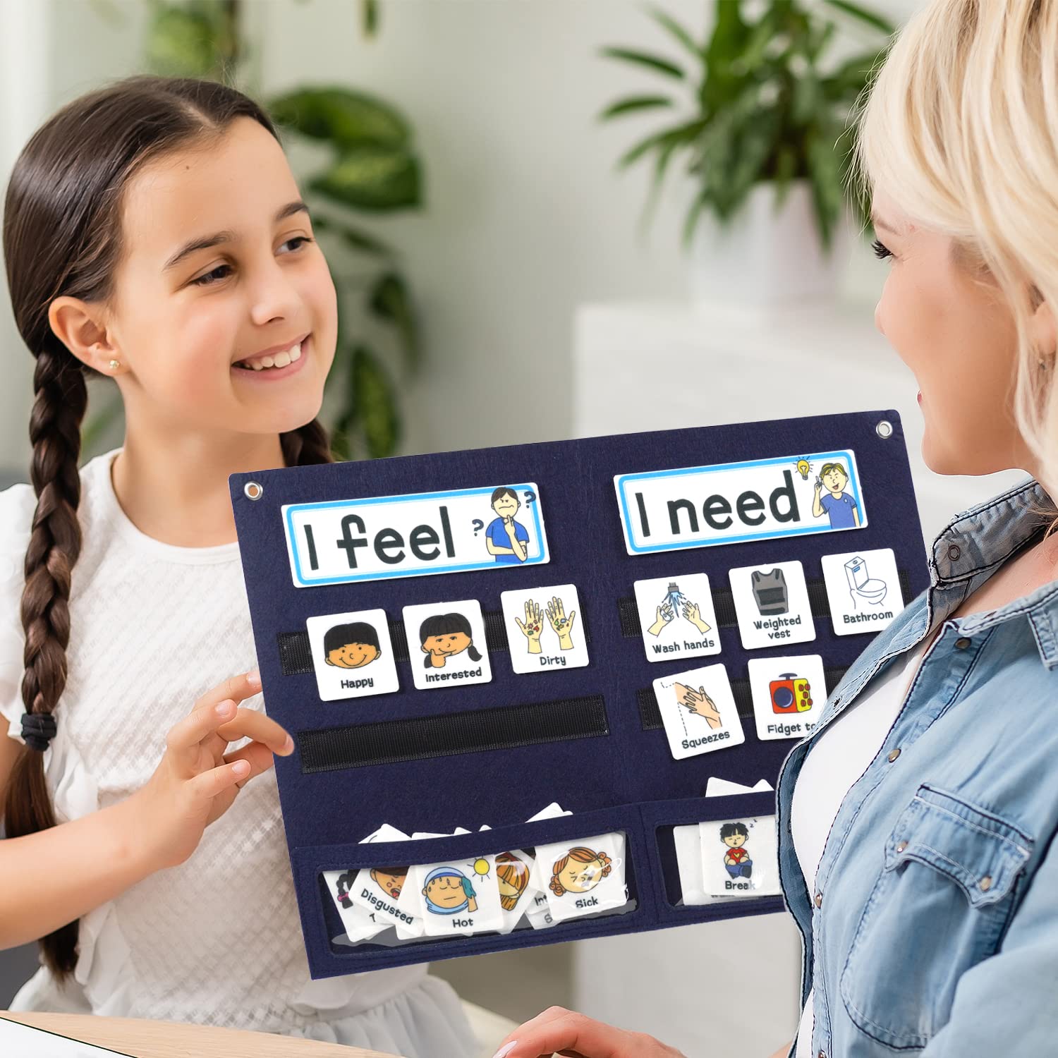 Snapklik.com : Feelings Chart, Autism Visual Behavior Management ...