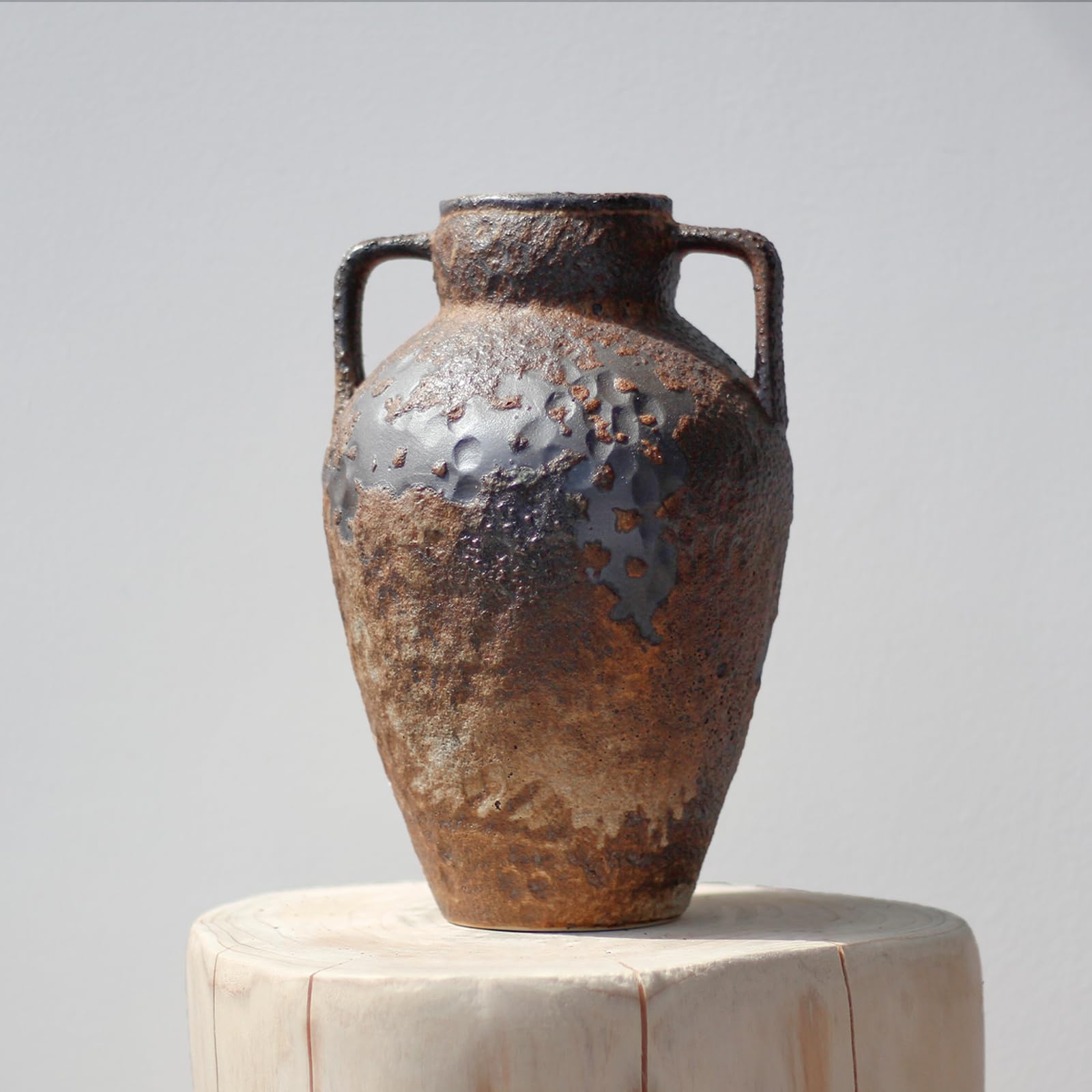 Amazon.com: Relexome Ceramic Rustic Distressed Farmhouse Vase with 2 ...