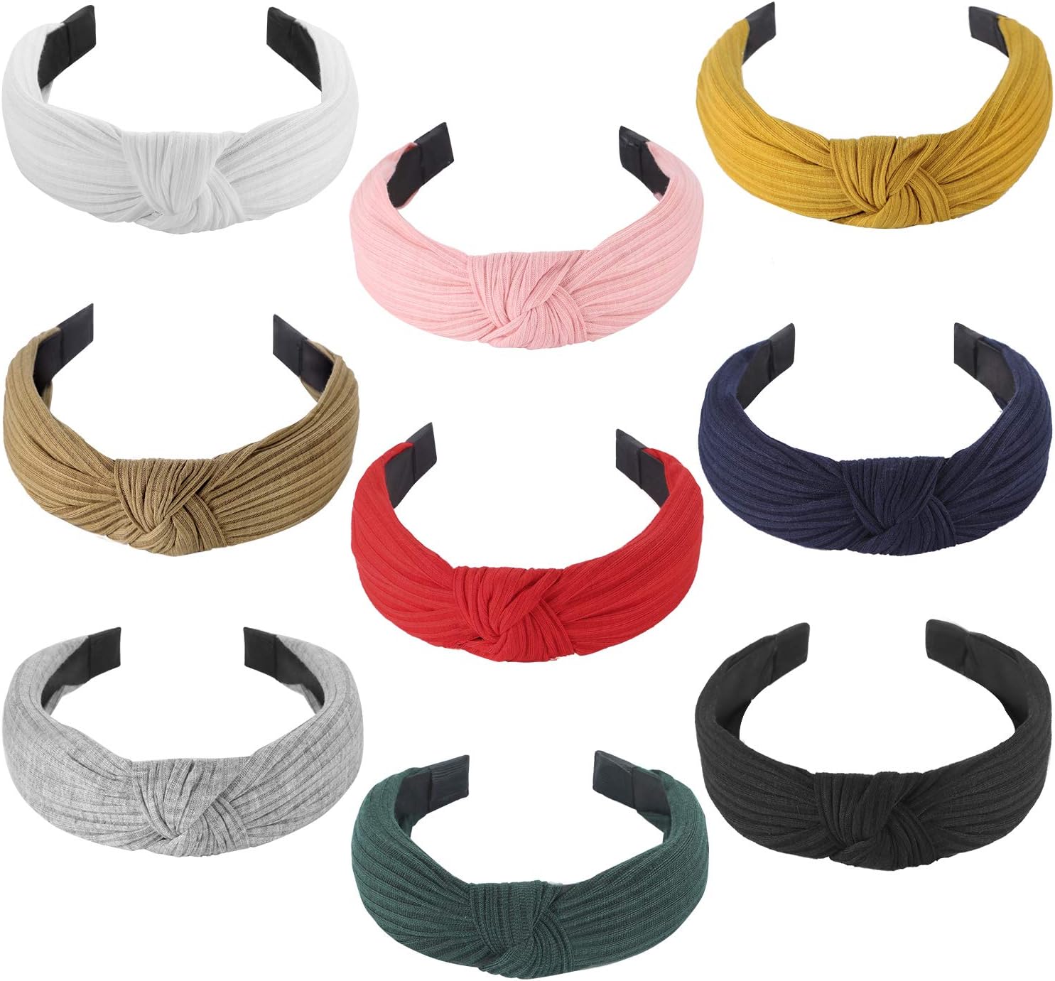 Amazon.com : DiyJibb Headbands for Women Girls - 6PCS Stylish Top ...