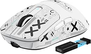 Amazon.com: MANBASNAKE Attack Shark X3 Pro 4K/8K Hz Mouse, 59g Superlight BT/2.4G Wireless/Wired ...