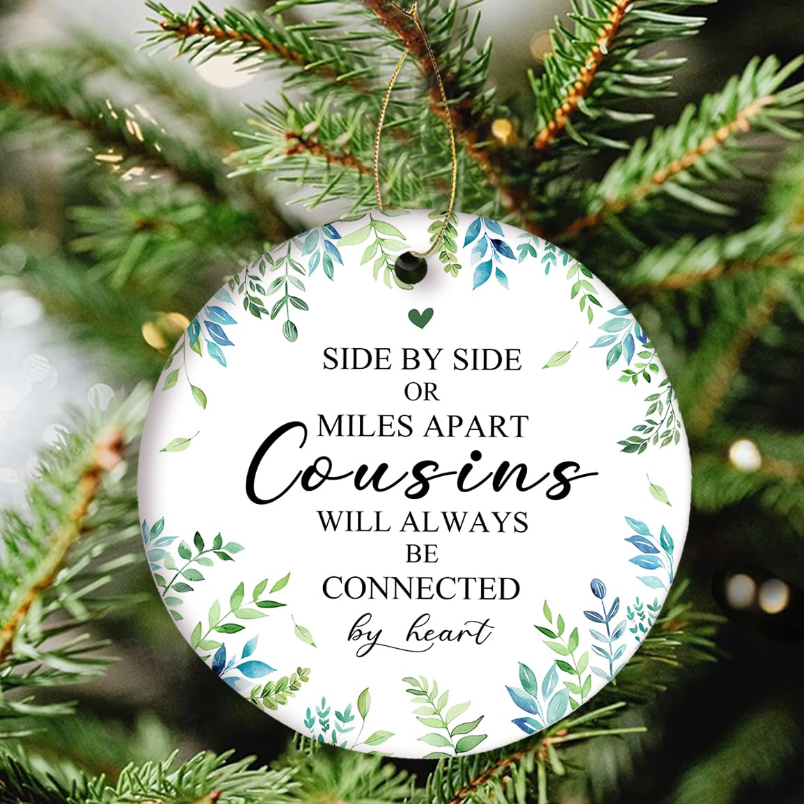 Amazon.com: Cousin Gifts for Women Female - Cousin Christmas Tree ...