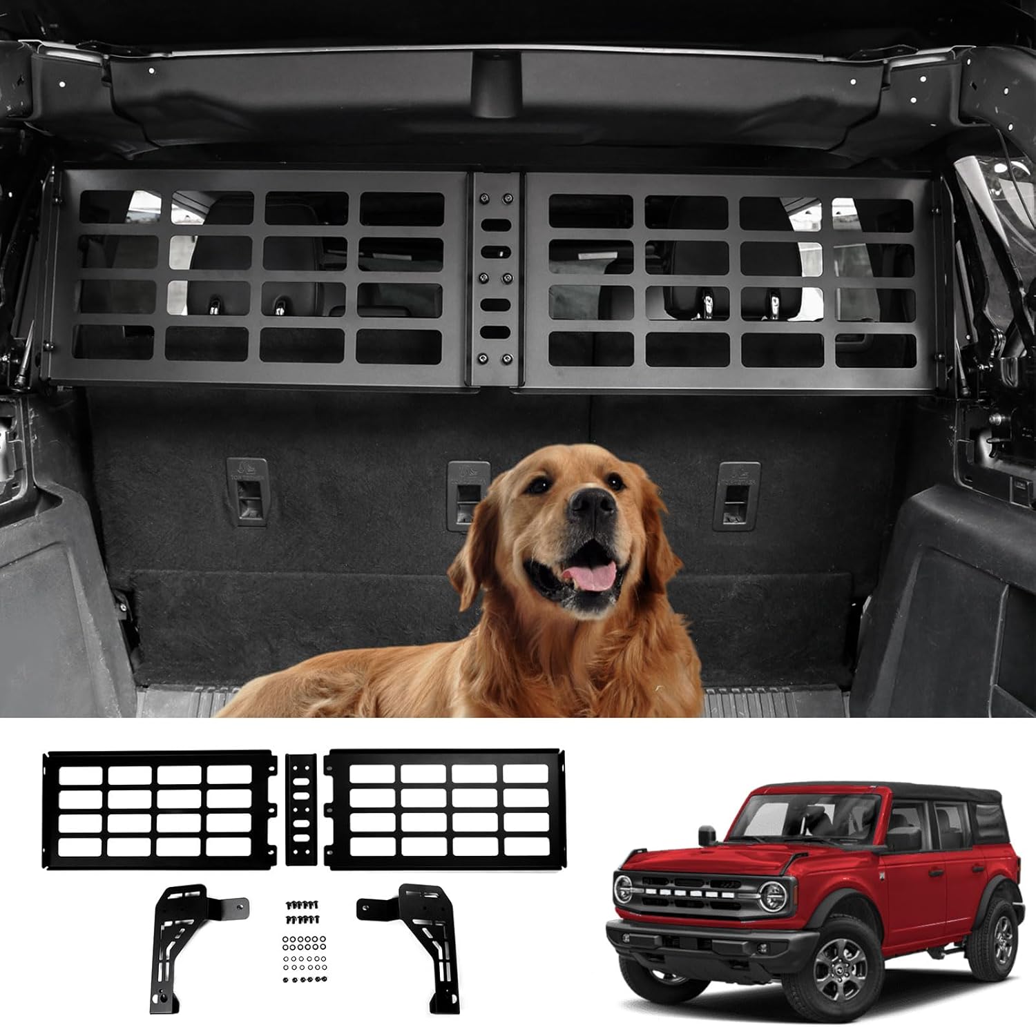 Co-pilot Molle Panel Extension Storage Racks For 2021 2022 2023 Ford
