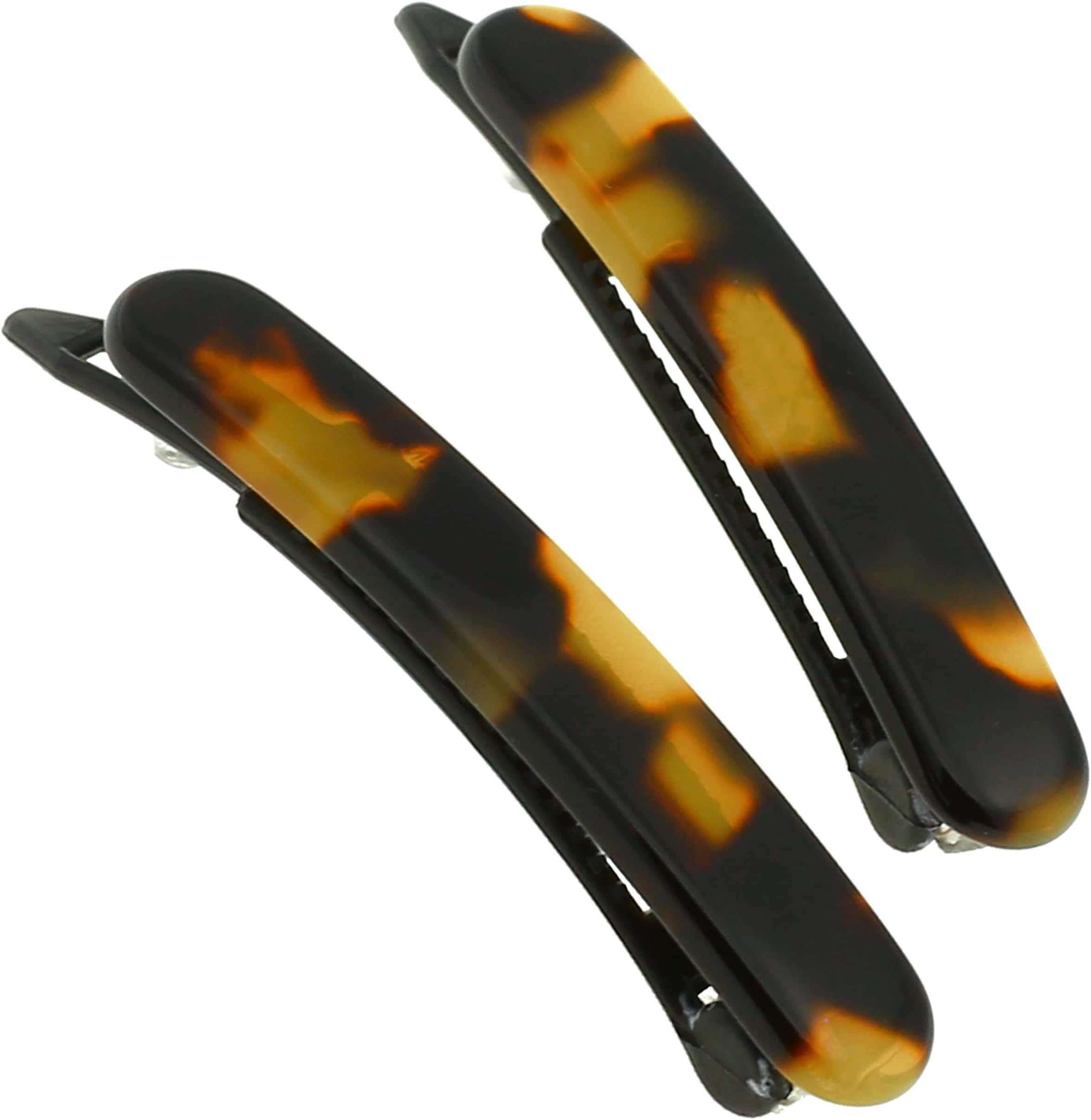 Amazon.com : Mxxipp 4Pcs French Barrettes Slides Clips for Women Fine ...