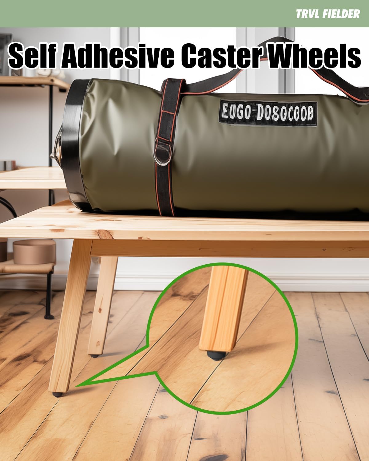 Snapklik.com : Self Adhesive Caster Wheels, Appliance Rollers For ...