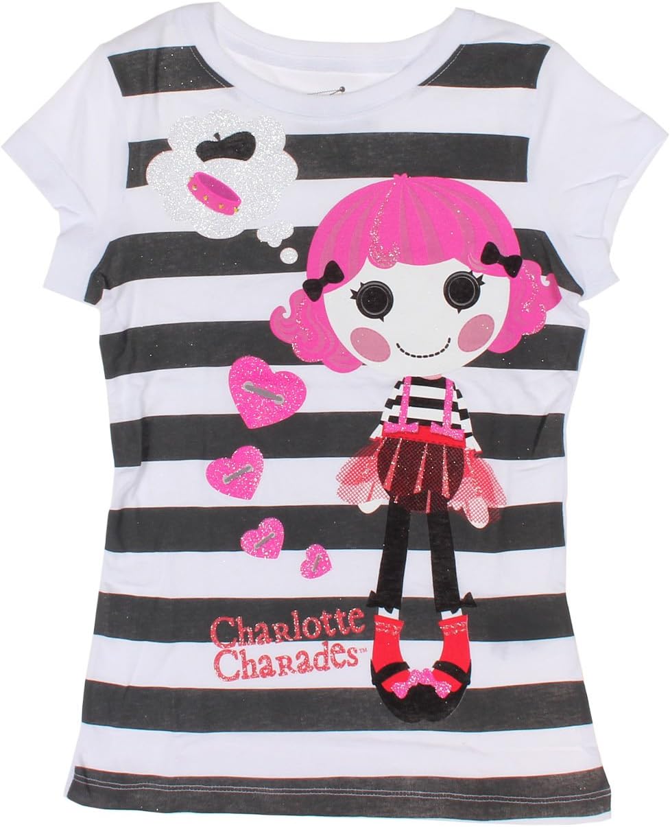 Amazon.com: Lalaloopsy Charlotte Charades Girls Short Sleeve Shirt ...