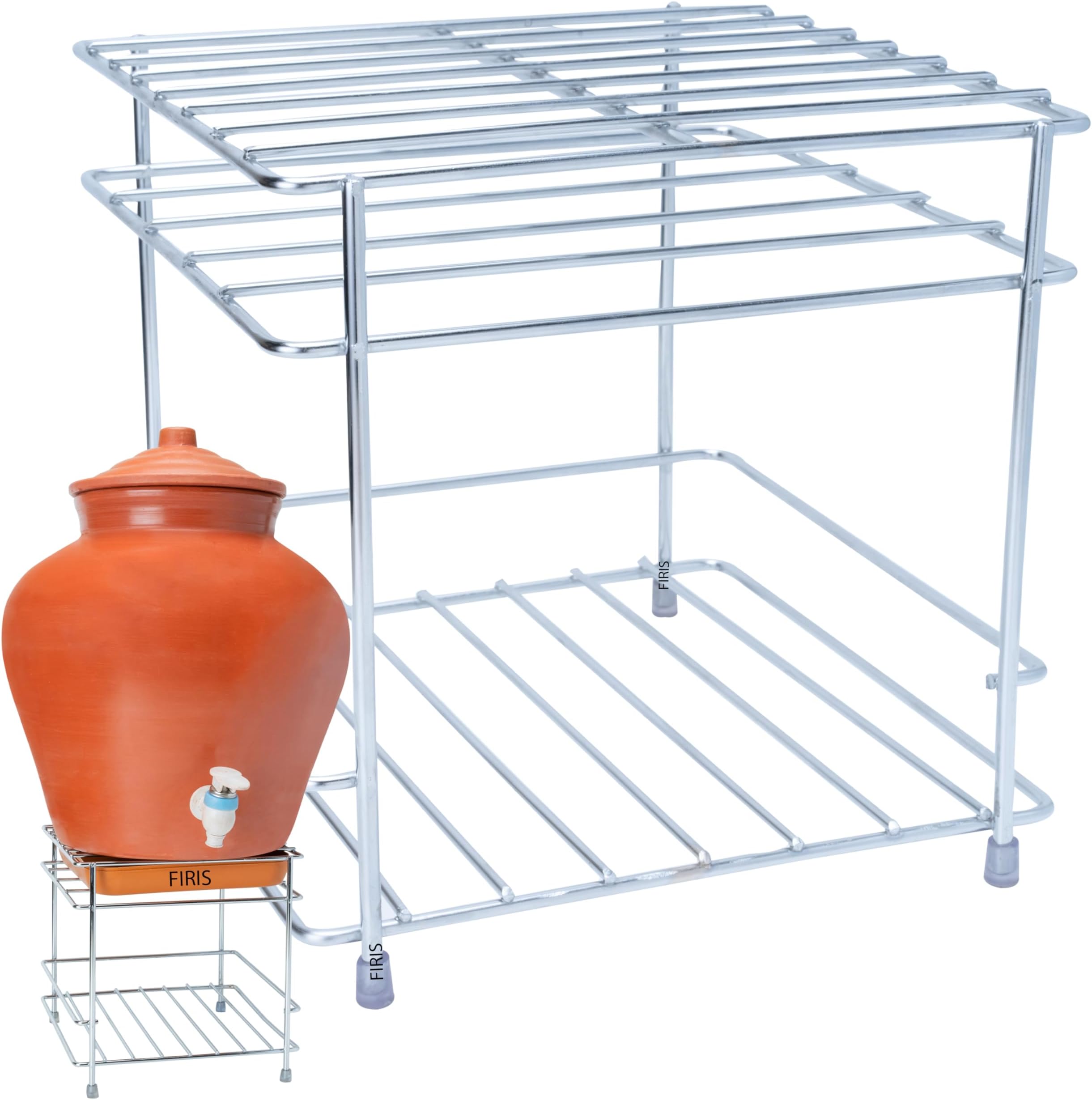 VIGNESHGENIX Stainless Steel Matka Stand with Free Tray,Glass Stand ...