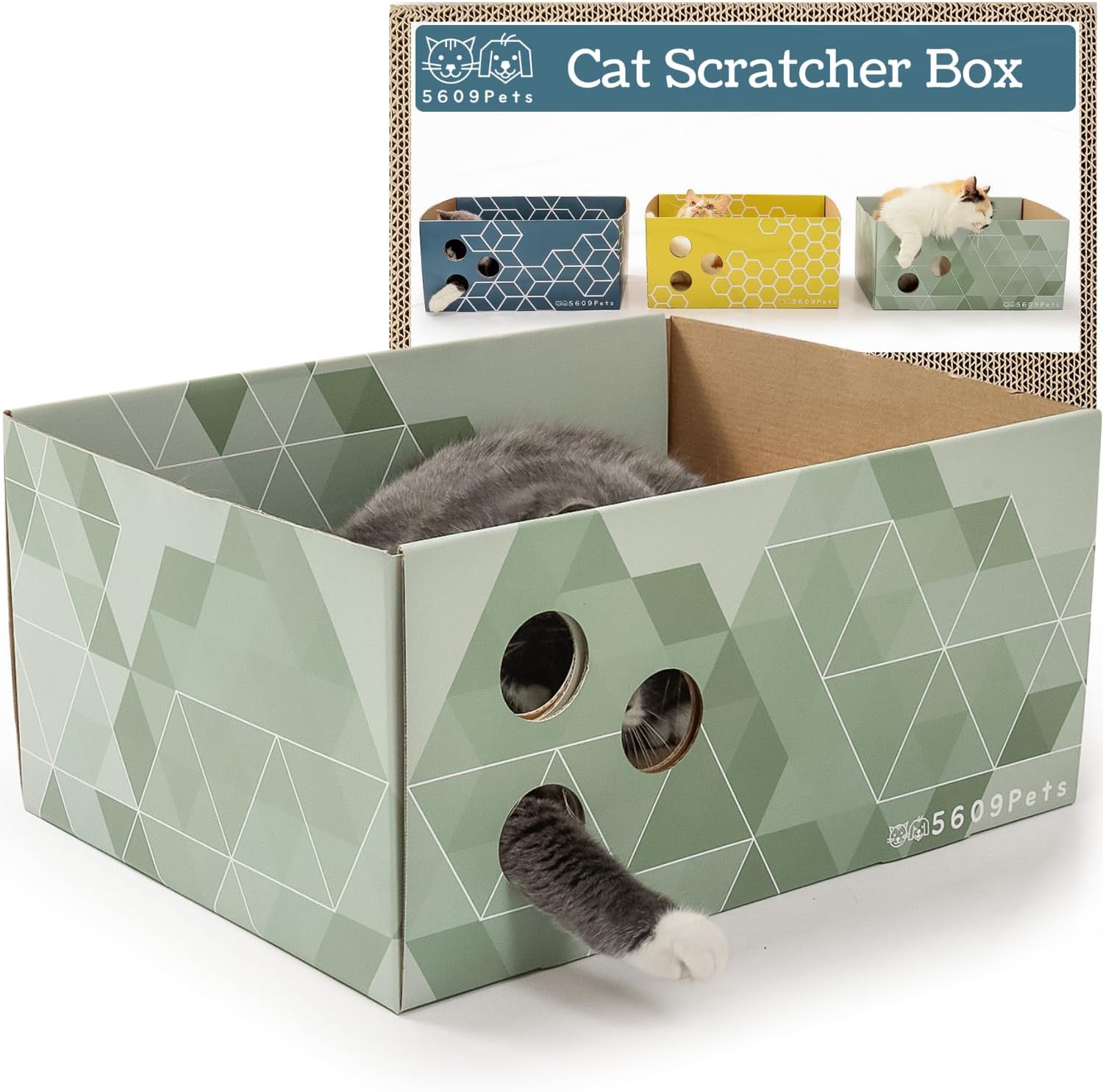 Amazon.com : ﻿Heavy Duty Cat Scratch Box with Extra Large Scratching ...