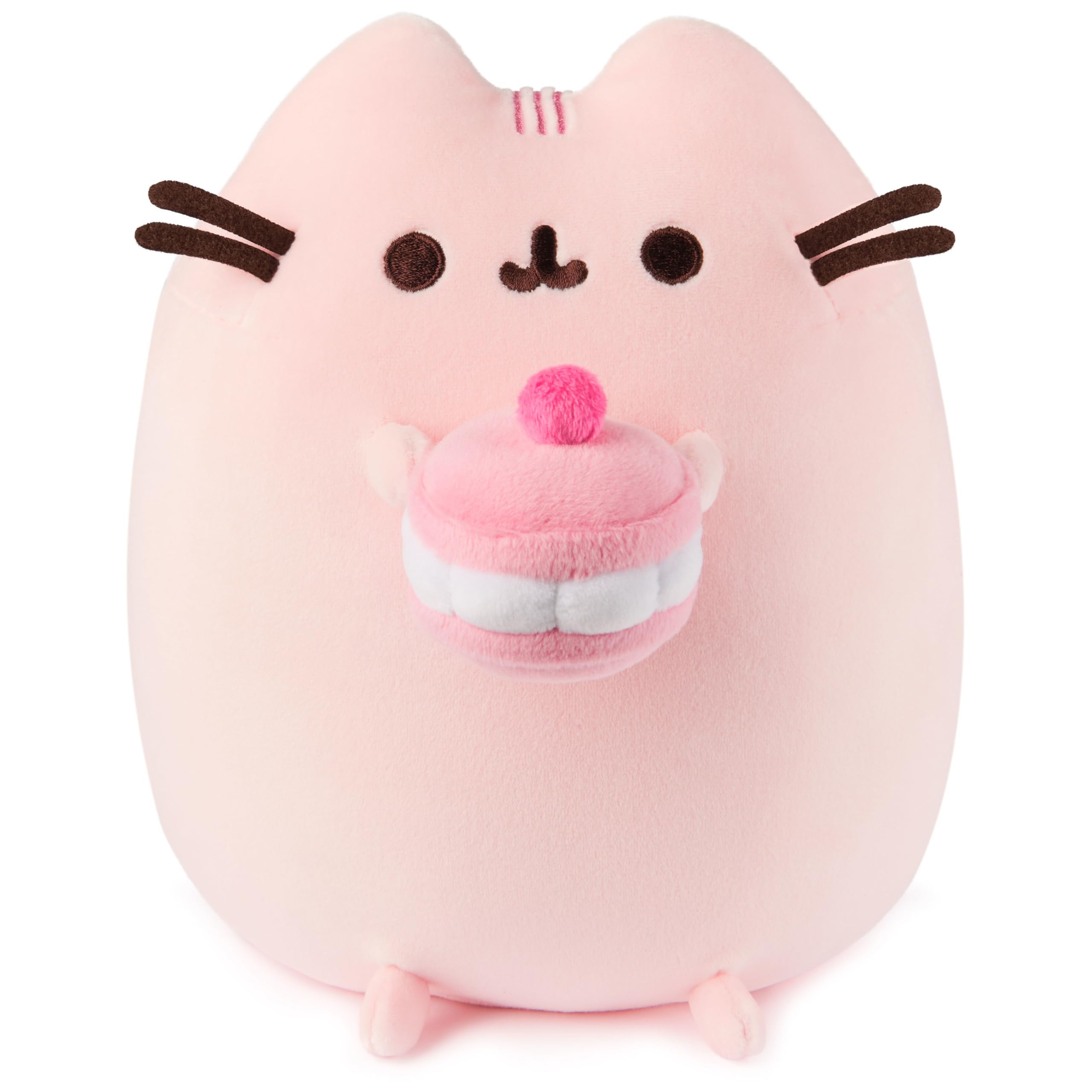 Snapklik.com : Pusheen Cherry Macaron Squisheen Plush, Squishy Toy, Collectible Dessert Food Toy ...