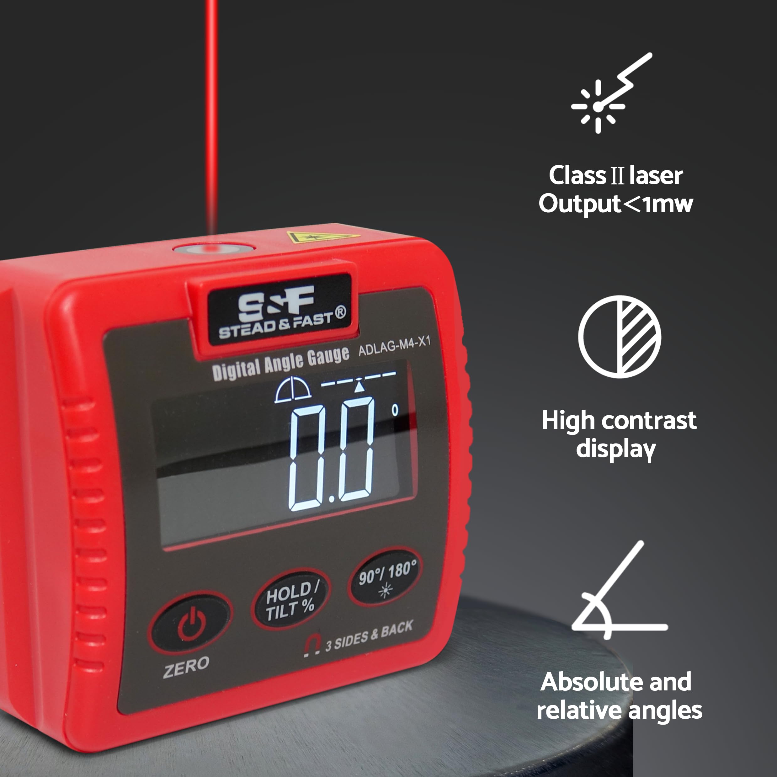 Snapklik.com : Digital Angle Gauge, Digital Angle Finder Magnetic (4 ...