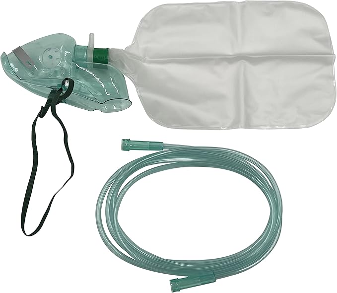 Amazon.com: 1pk Adult Elongated Non-Rebreather Oxygen Mask w/6.8Ft ...