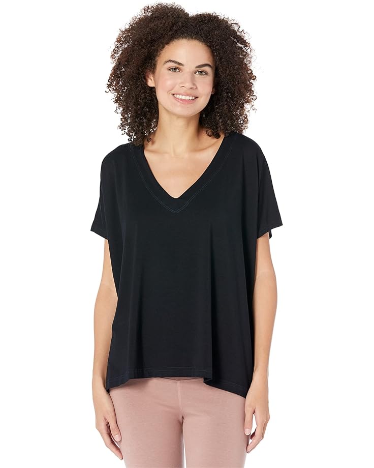 Women's Hard Tail V-Neck Boxy Lounge Tee | Zappos.com