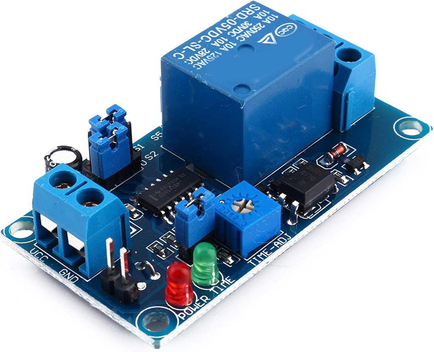 5V DC Delay Relay Turn on/Turn Off Module, Delay Relay Delay with Timer ...