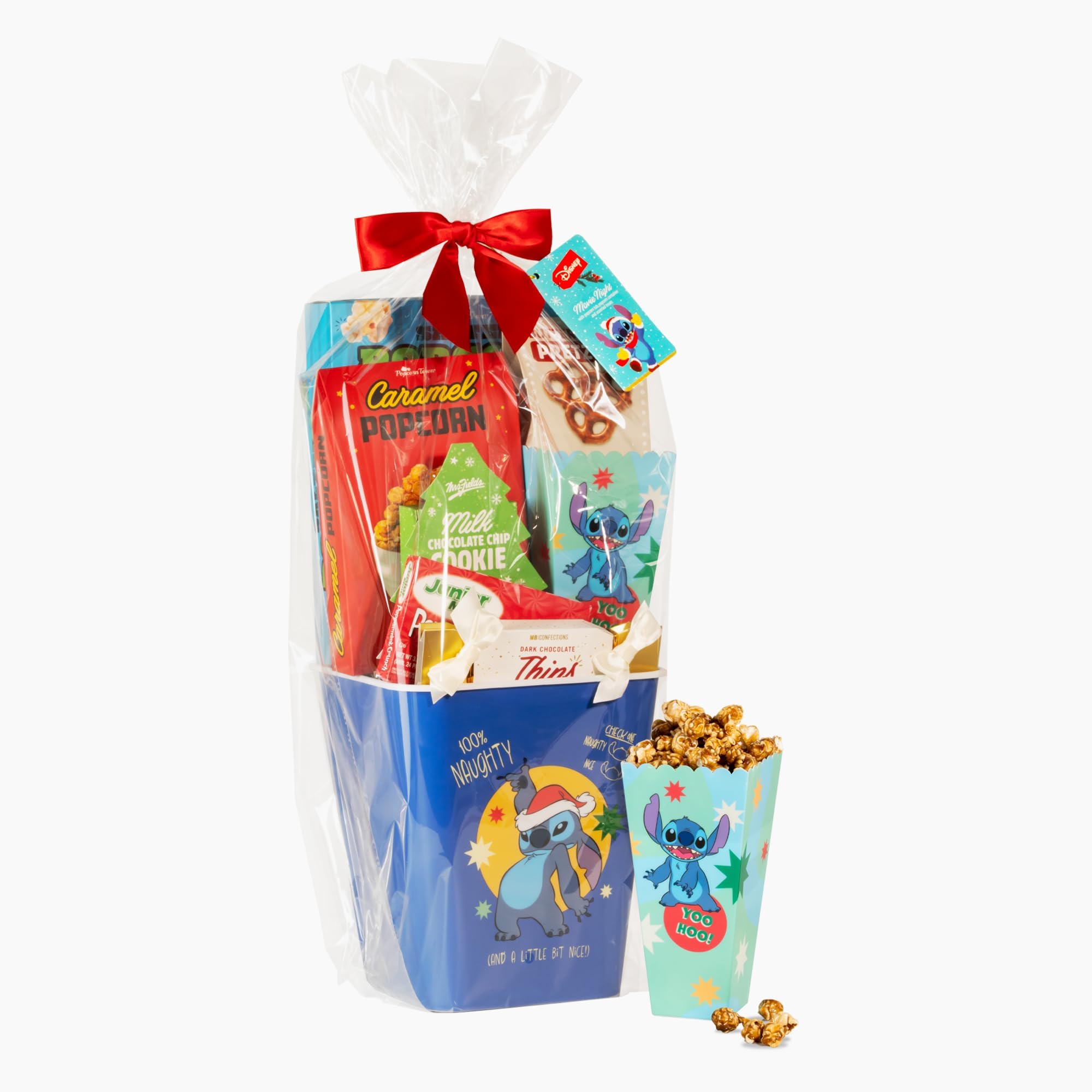 Amazon.com: Disney Stitch Movie Night 9 pc. Popcorn Bucket and Candy ...