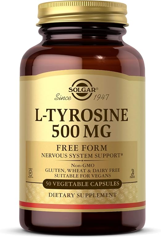 Solgar L-tyrosine 500 Mg 50 Kapsül : Amazon.com.tr: Sağlık ve Bakım