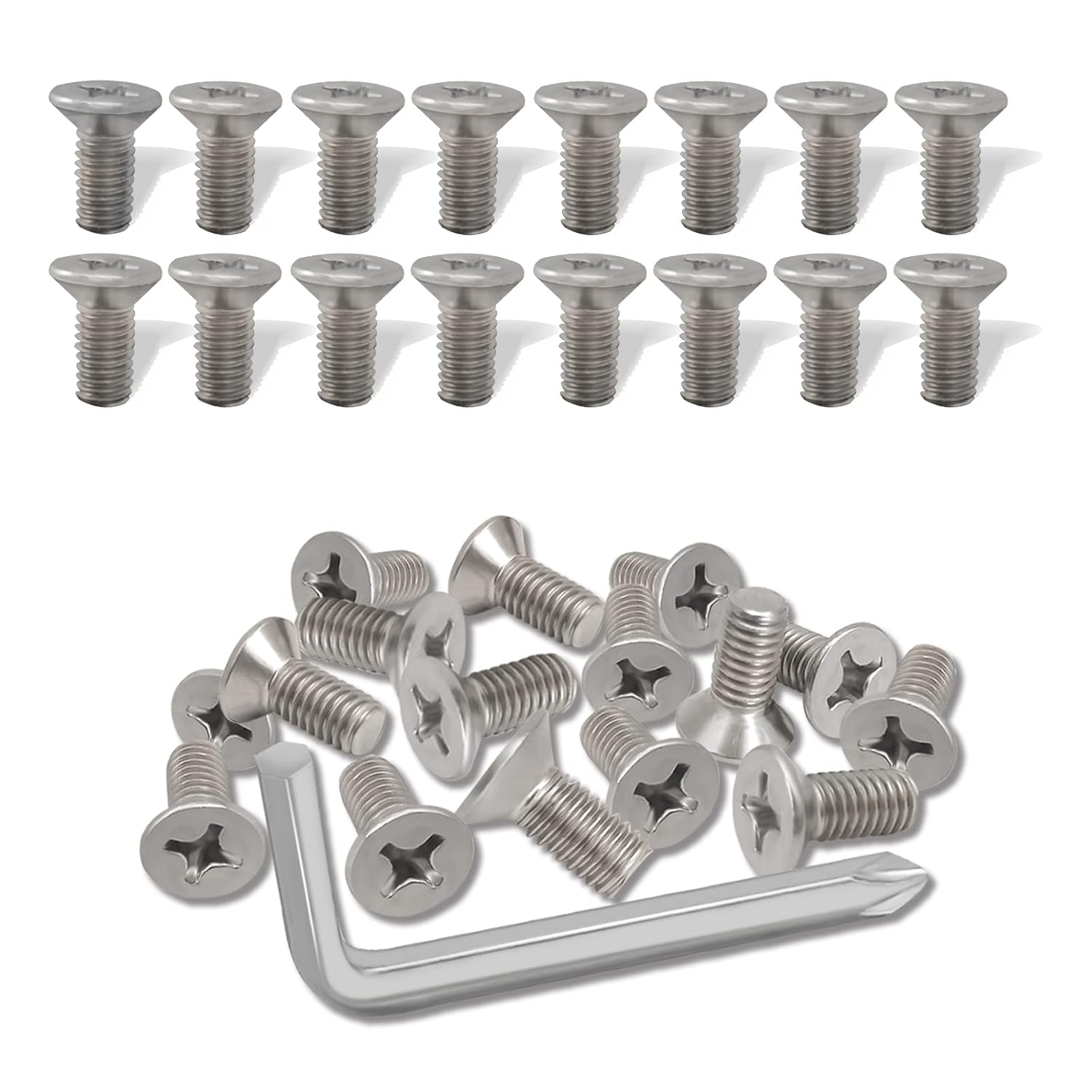 16 Pcs Brake Disc Rotor Retaining Screws 93600-06014-0H,Stainless Steel ...