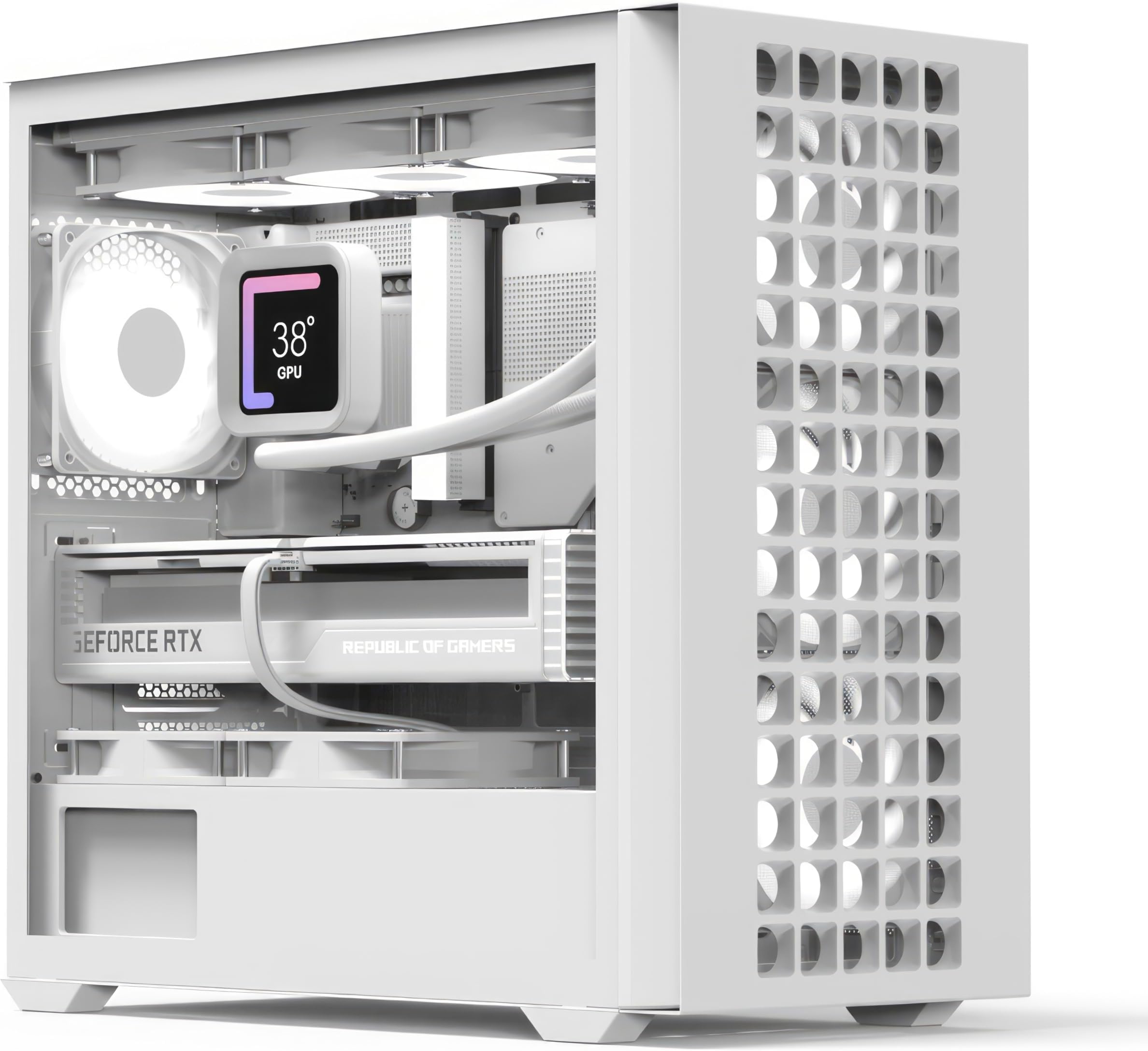 Amazon.com: AeroCool D302A Mini Tower Case, 360mm Radiator Support, 11 ...