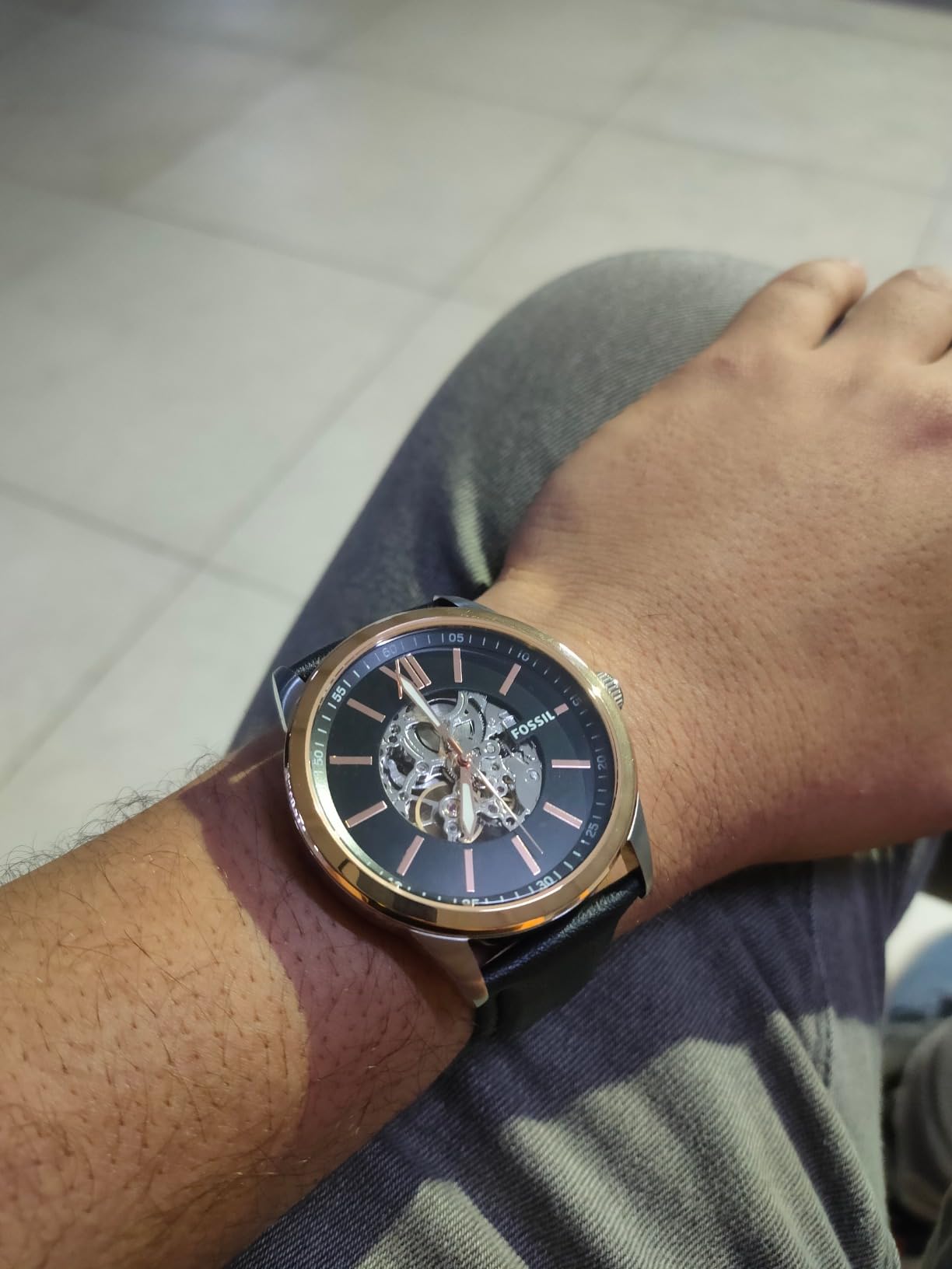 Fossil Flynn Analog Black Dial Men's Watch-BQ2383 : Amazon.in: Fashion