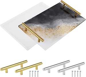 Amazon.com: Gartful Rectangle Silicone Resin Tray Mold, Large Geode Agate Platter Mold, Epoxy ...