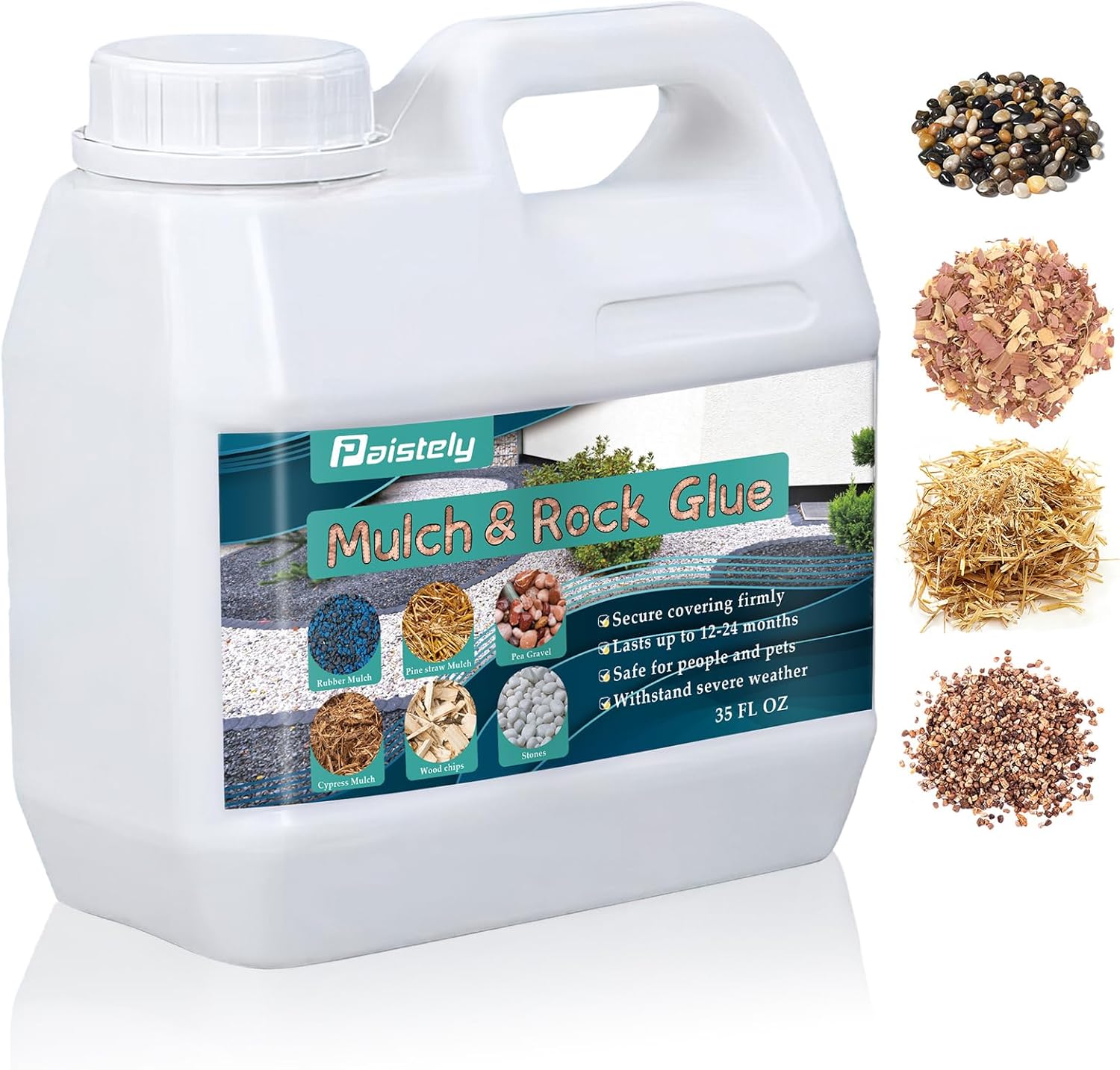 Amazon.com : 64Oz Mulch Glue for Landscaping, Powerful Concentrated for ...