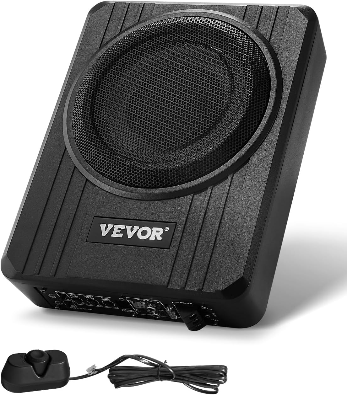 Amazon.com: VEVOR 8" 400W Underseat Car Subwoofer, Slim Powered Car ...