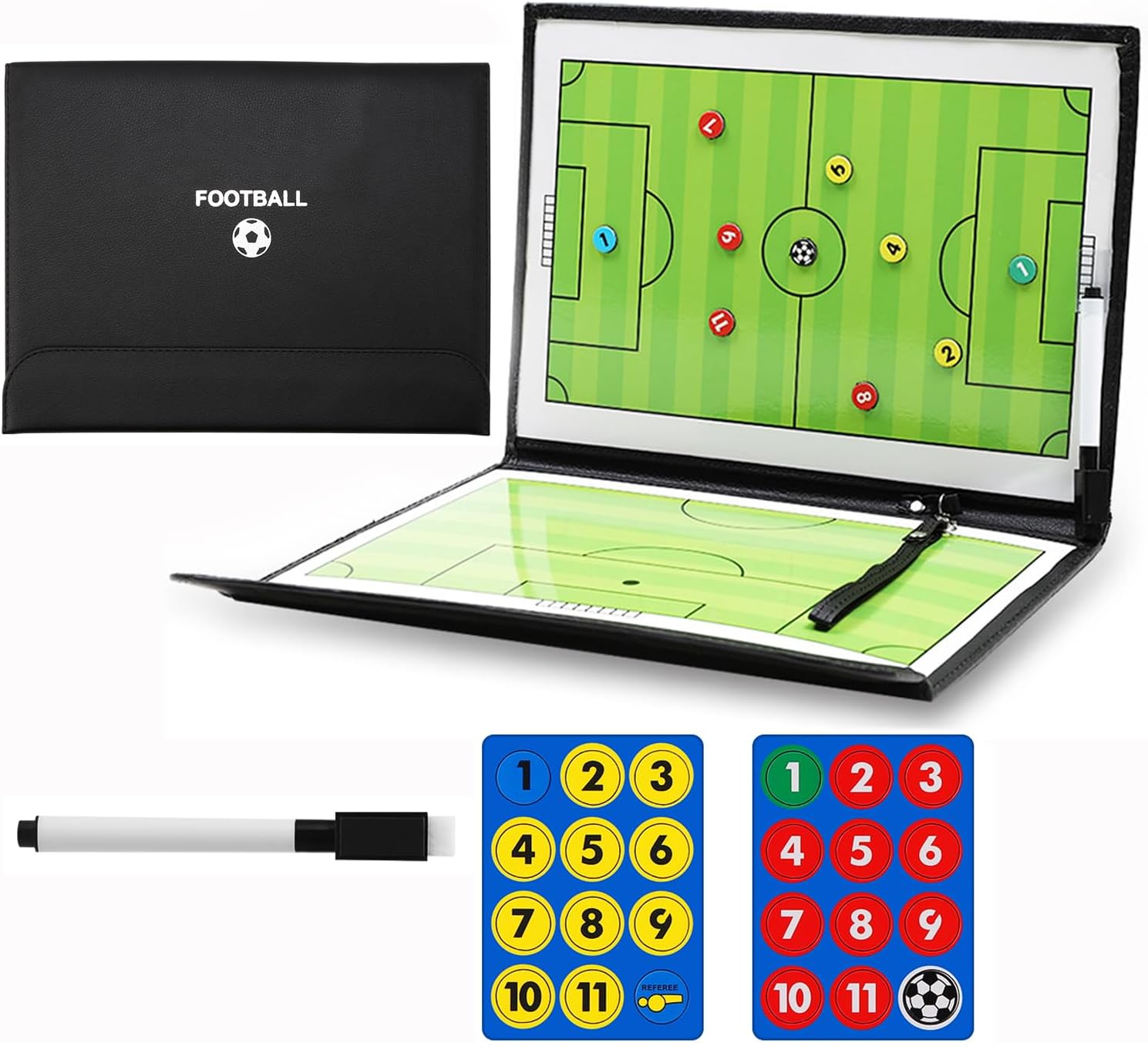 SANON Coaches Tactical Board, Magnetic Football Tactics Strategy Board ...