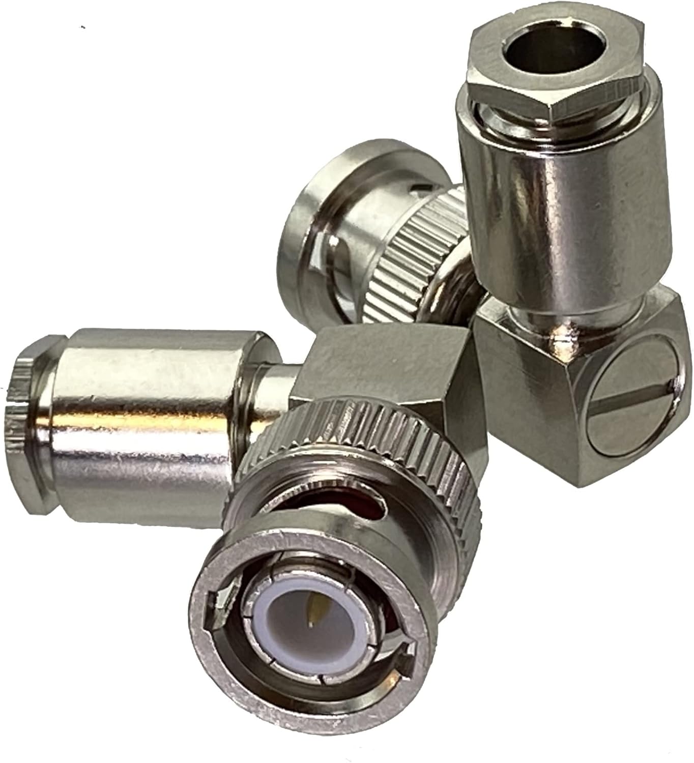 Amazon.co.jp: BNC オス プラグ 直角クランプ RG142 LMR195 RG58 RG400 ケーブル RF 同軸コネクタ ワイヤ ターミナル (Size : 11 ...
