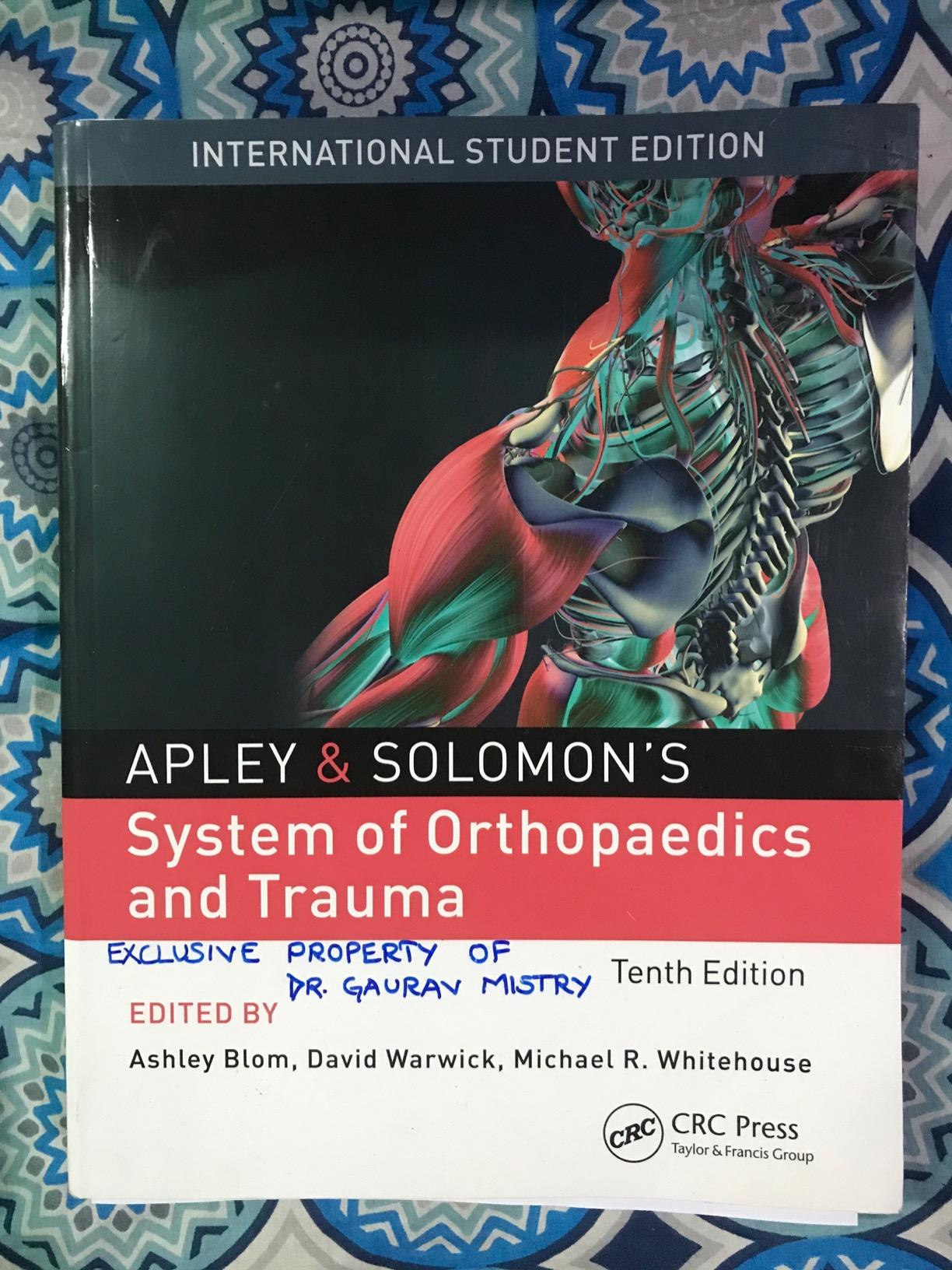 Buy APLEY & SOLOMON'S SYSTEM OF ORTHOPAEDICS AND TRAUMA (ISE), K27271 ...