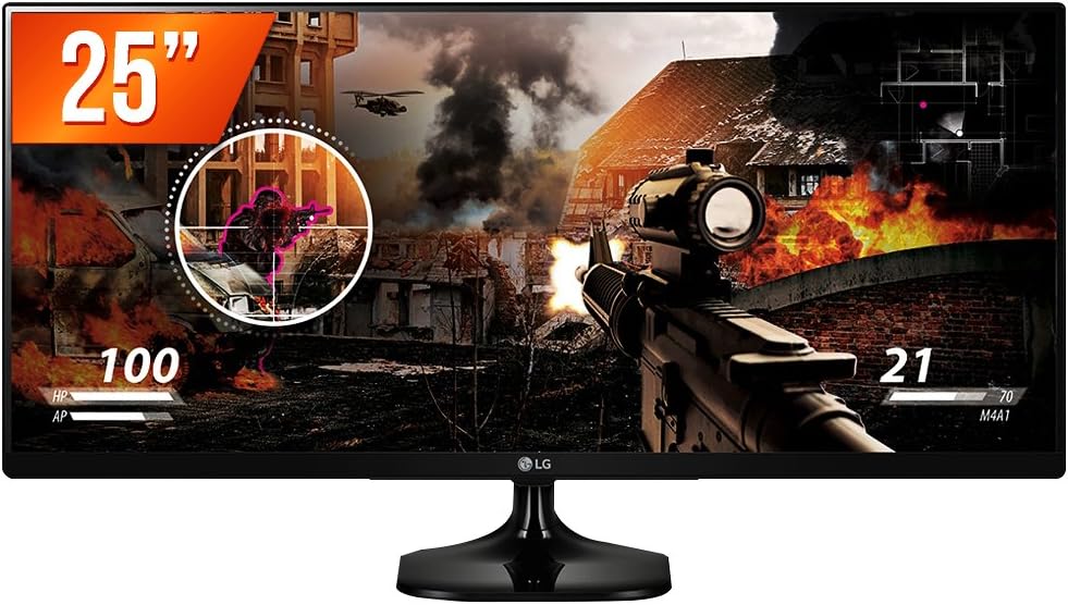 LG UltraWide 25UM58 25-inch Monitor- 21:9 Full HD 2560x1080, IPS ...