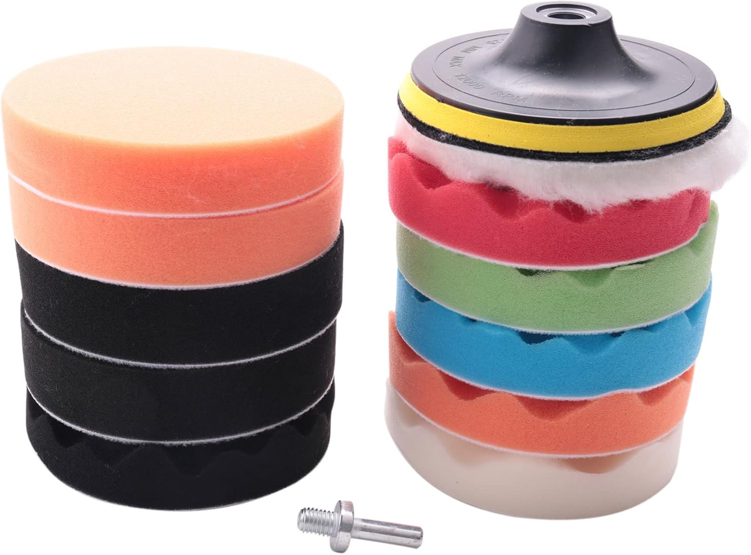 Waiecnksa 5-Polierpolierscheibe -Polier- und Polierwachs-Set Packung ...