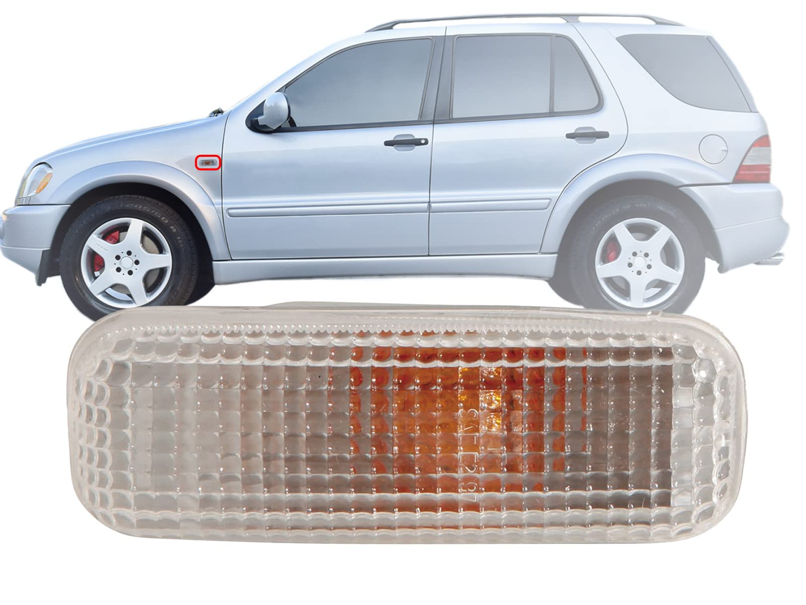 Amazon.com: Auto Parts Avenue APA Replacement for Side Repeater Lamp ...