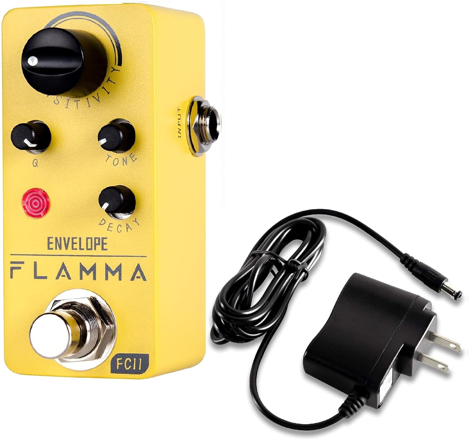 Amazon.com: FLAMMA FC11 Auto Wah Pedal with 9V 300mA Power Supply ...
