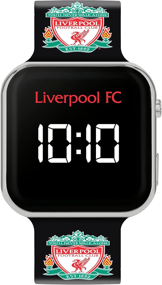 Liverpool Football Club Boy's Digital Quartz Watch with Plastic Strap ...