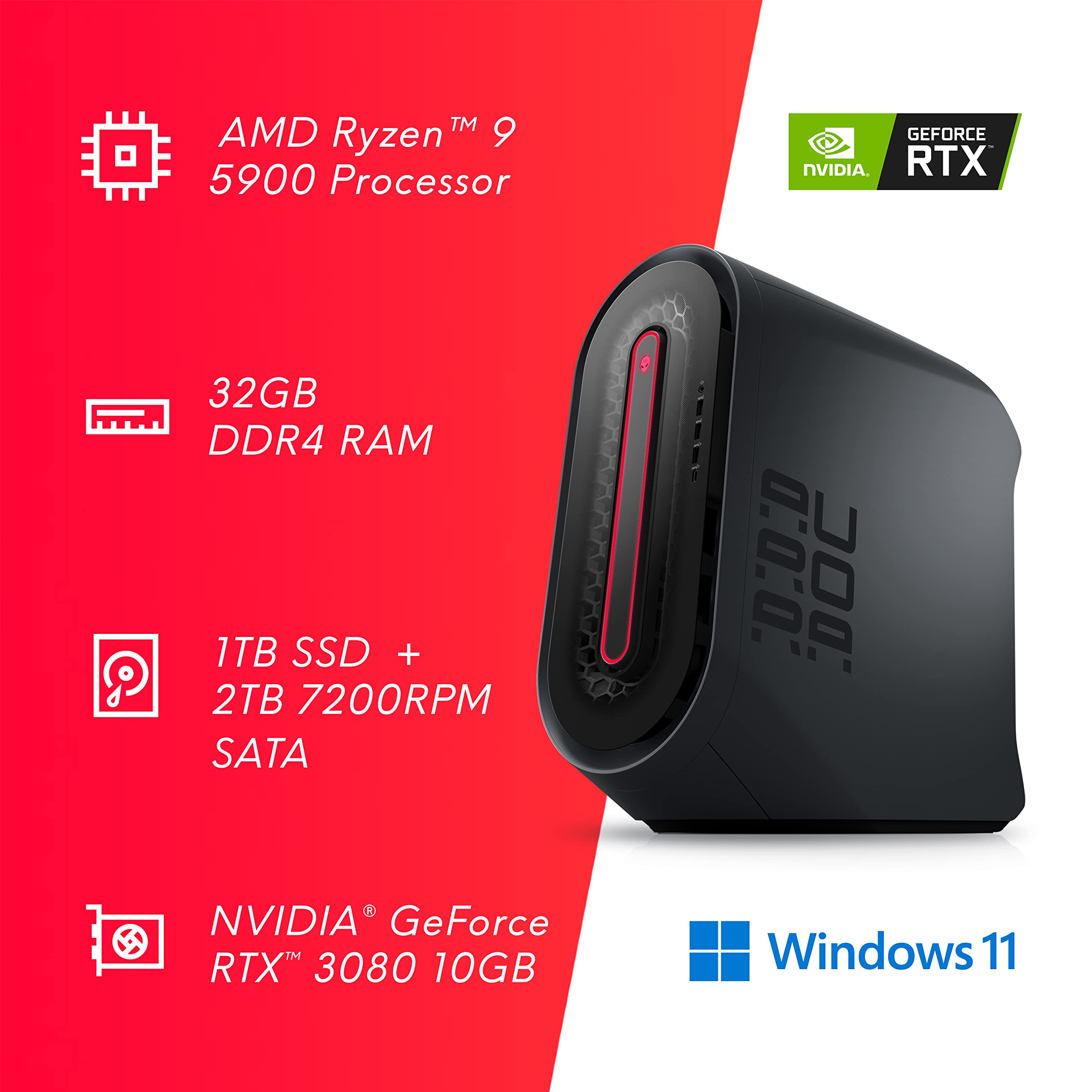 Buy Alienware Aurora R14 Liquid Cooled Gaming Desktop - AMD Ryzen 9 ...