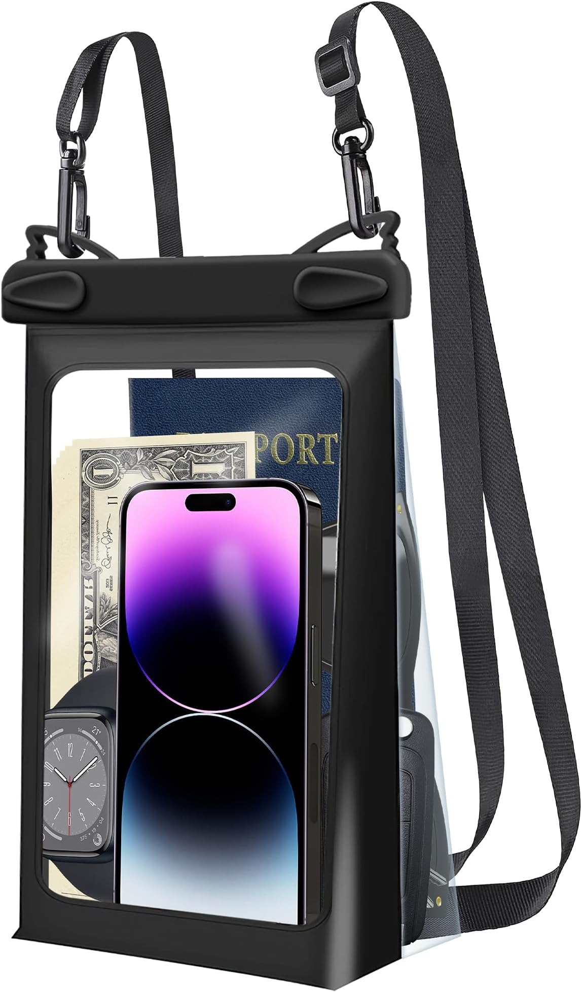 Amazon.com: Universal Oversized Floating Waterproof Pouch with Lanyard ...