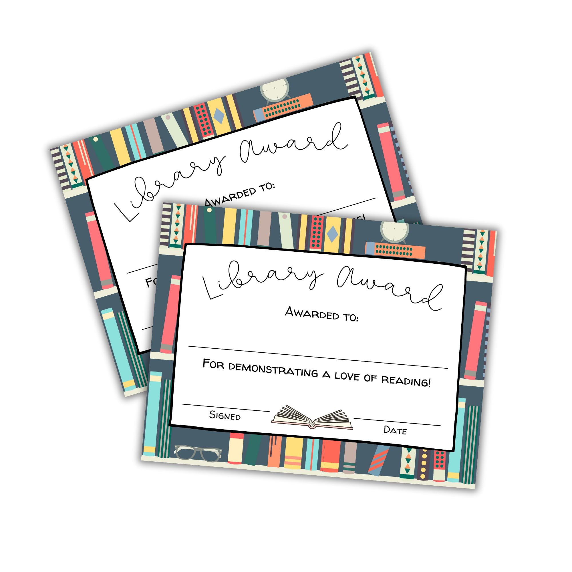 Reading Certificates Most Improved Amazon.com : Library Award