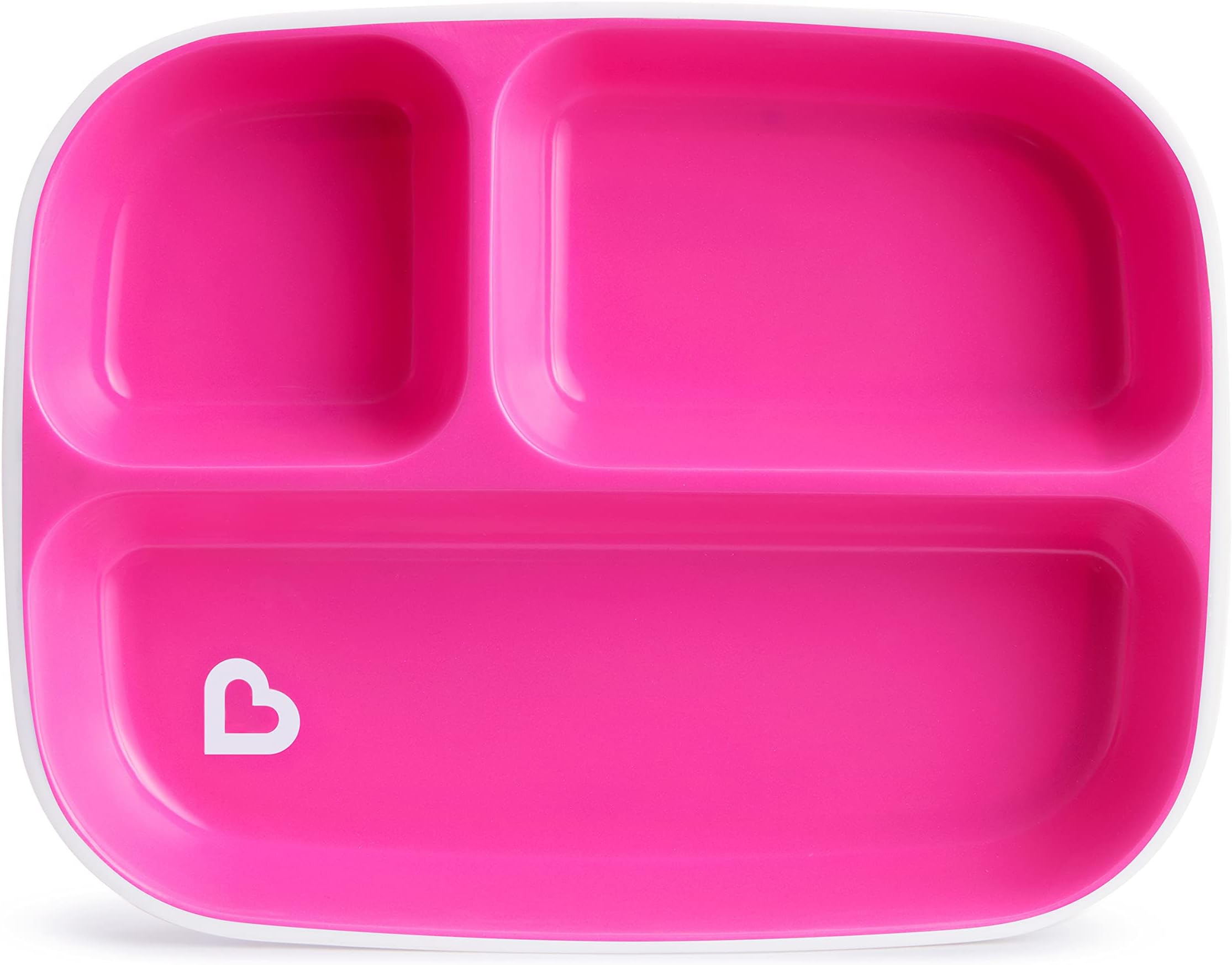 Amazon.com: Munchkin® Splash™ Toddler Divided Plate, Pink : Baby